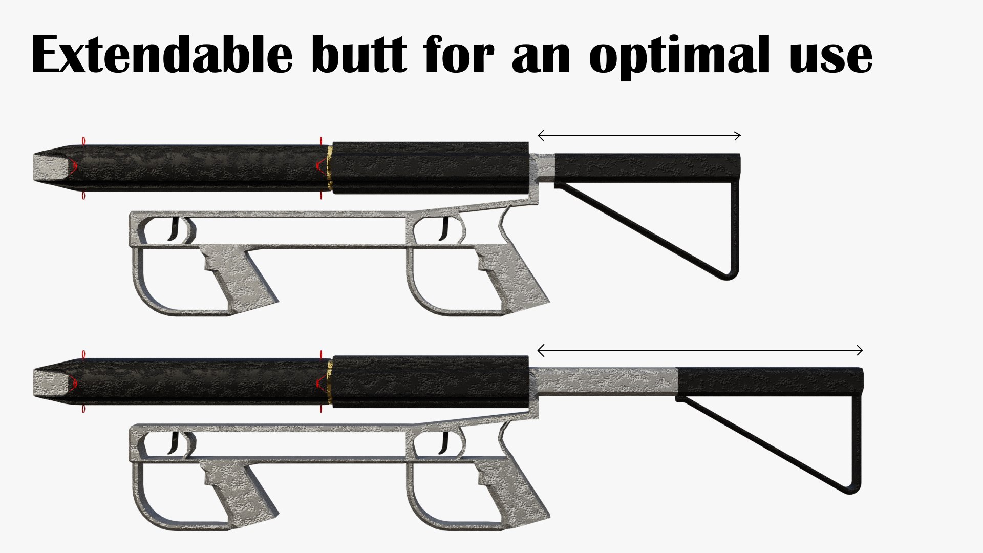 Concept Particle Rifle Gun 3D Model - TurboSquid 1573363
