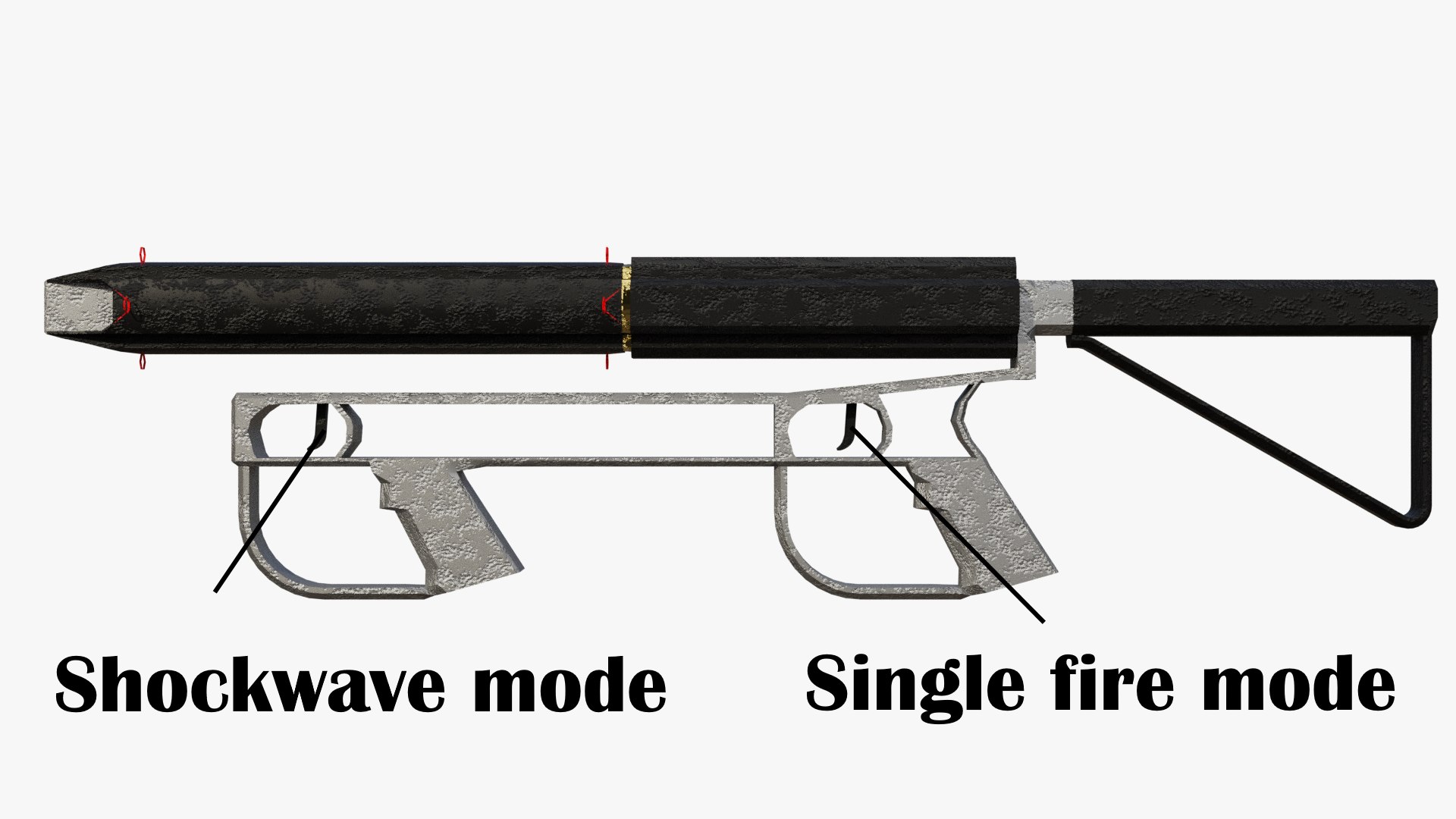 Concept Particle Rifle Gun 3D Model - TurboSquid 1573363