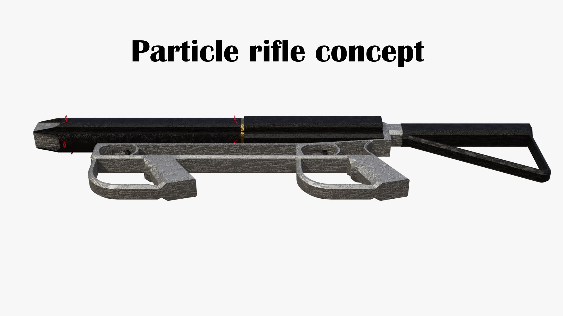 Concept Particle Rifle Gun 3D Model - TurboSquid 1573363