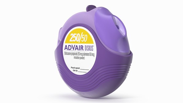 Advair Diskus Trockenpulverinhalator Lila 3D-Modell - TurboSquid 2515831