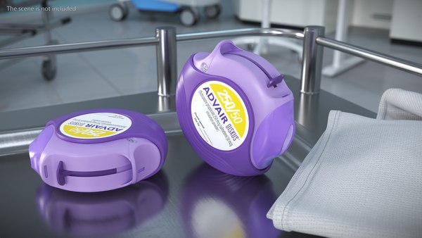 Advair Diskus Trockenpulverinhalator Lila 3D-Modell - TurboSquid 2515831