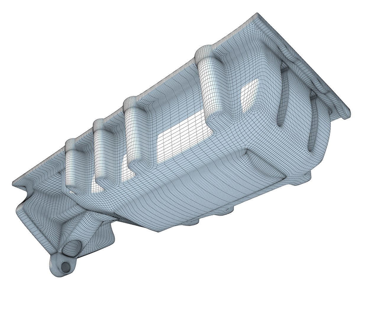 Engine oil sump 3D - TurboSquid 1174629