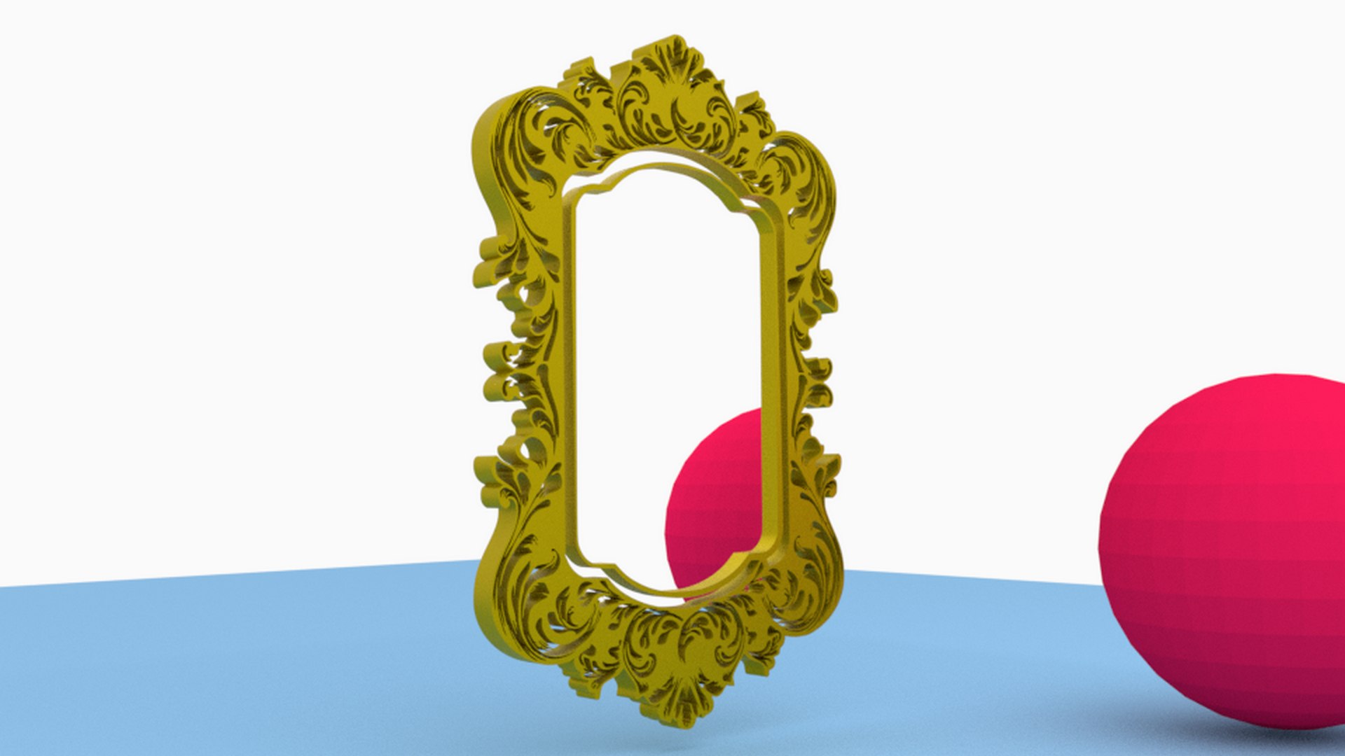 Free Ayna Mirror Wall Mirror 3D Model - TurboSquid 1854021