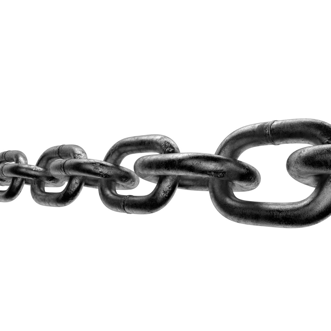Steel Old Chain 3D Model - TurboSquid 1513264