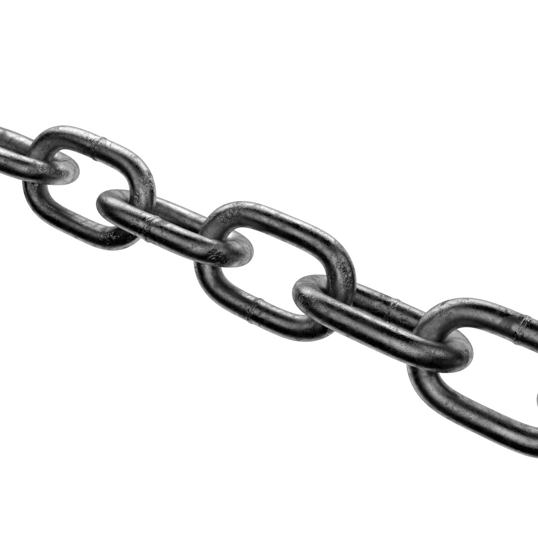 Steel Old Chain 3D Model - TurboSquid 1513264