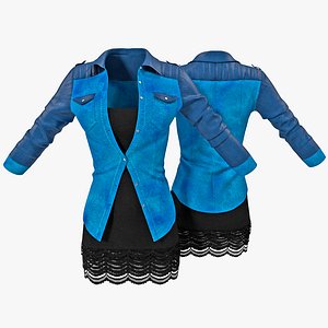 fbi agent clothes 2 3d c4d