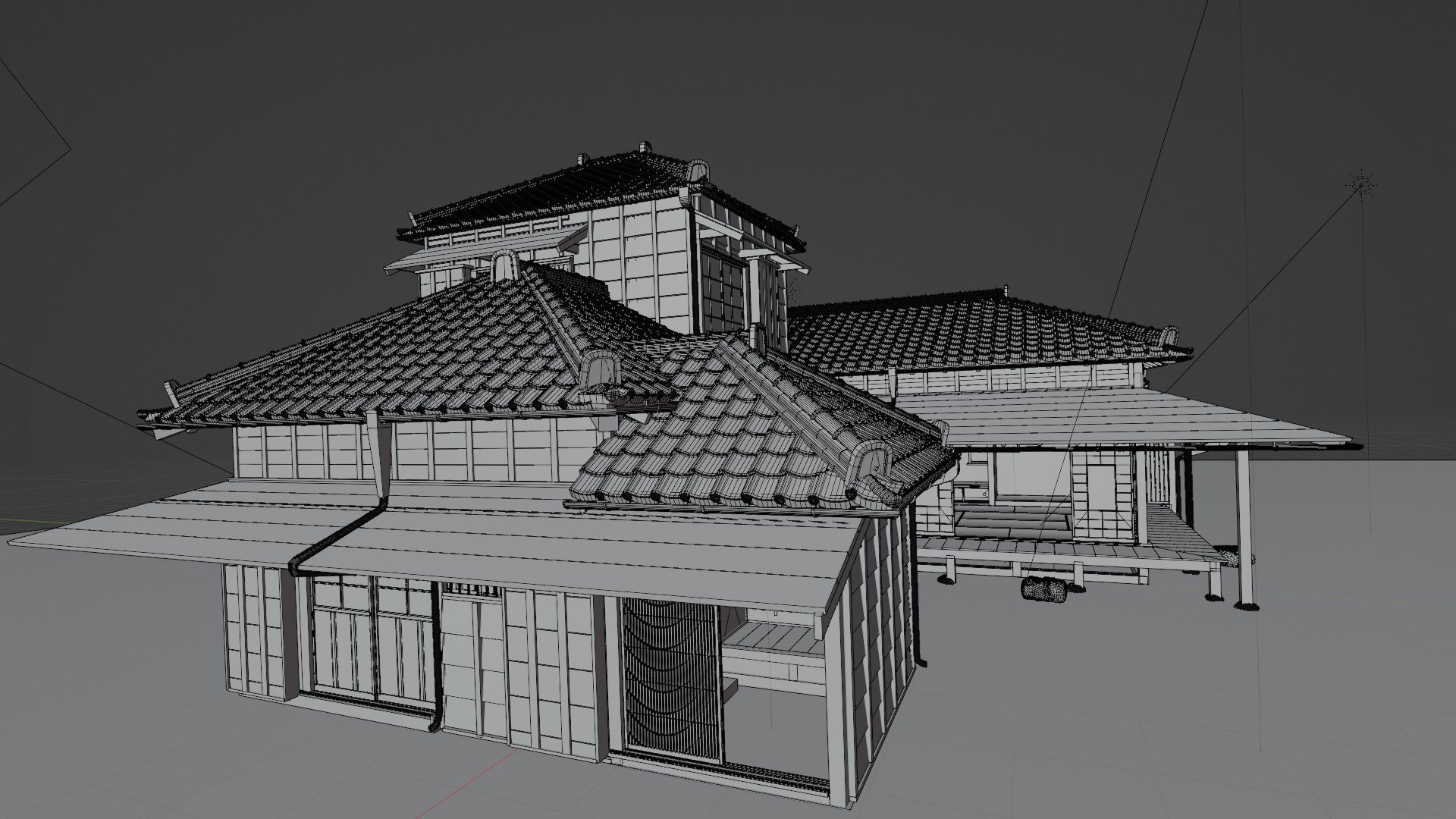 Kagyu-an Japanese Famous Writer Kouda Rohan House 3D Model - TurboSquid ...