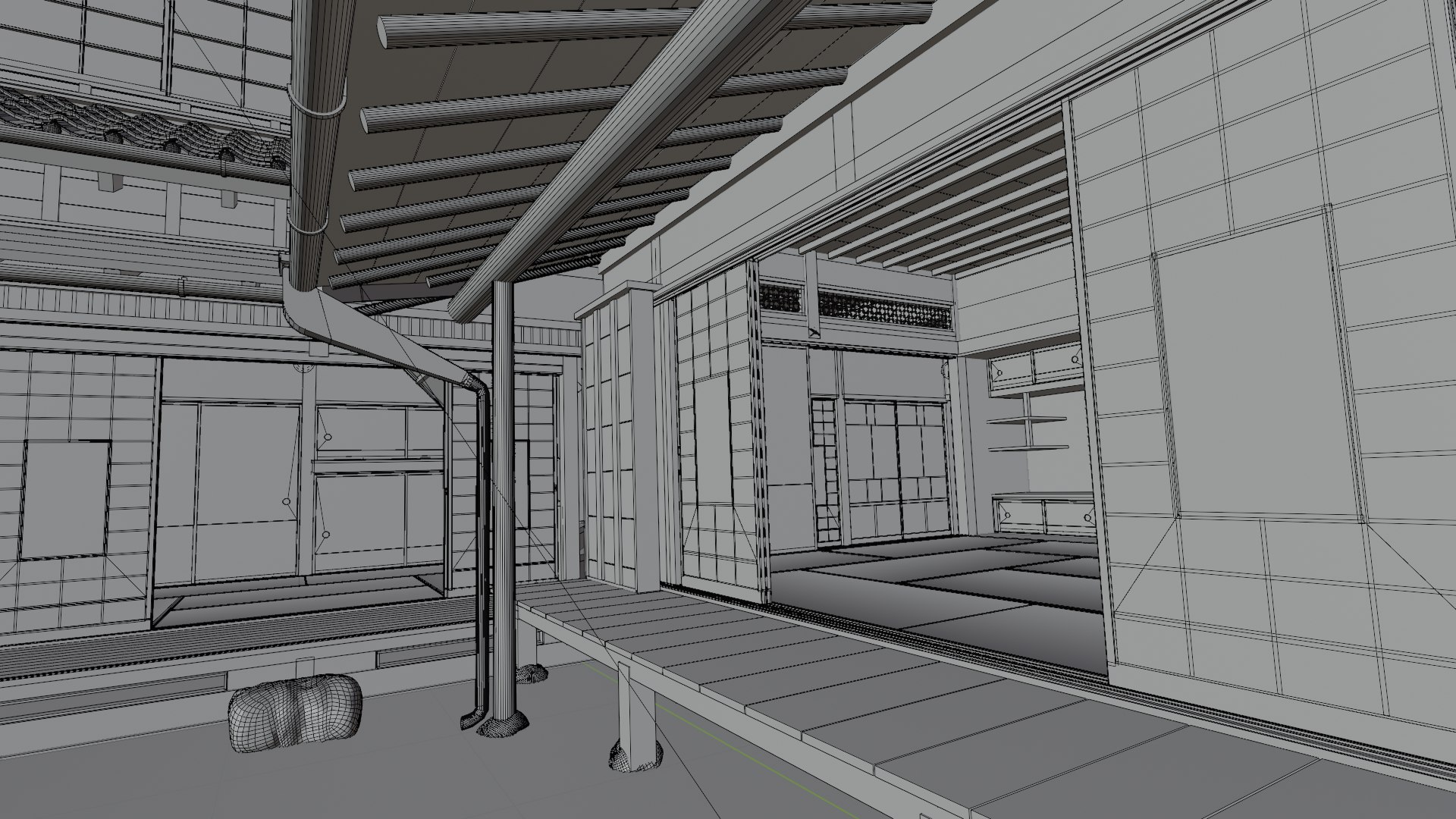 Kagyu-an Japanese Famous Writer Kouda Rohan House 3D Model - TurboSquid ...