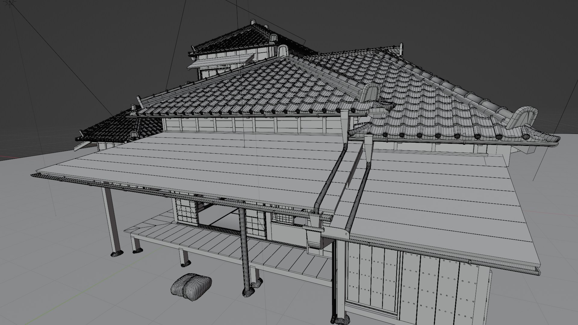 Kagyu-an Japanese Famous Writer Kouda Rohan House 3D Model - TurboSquid ...