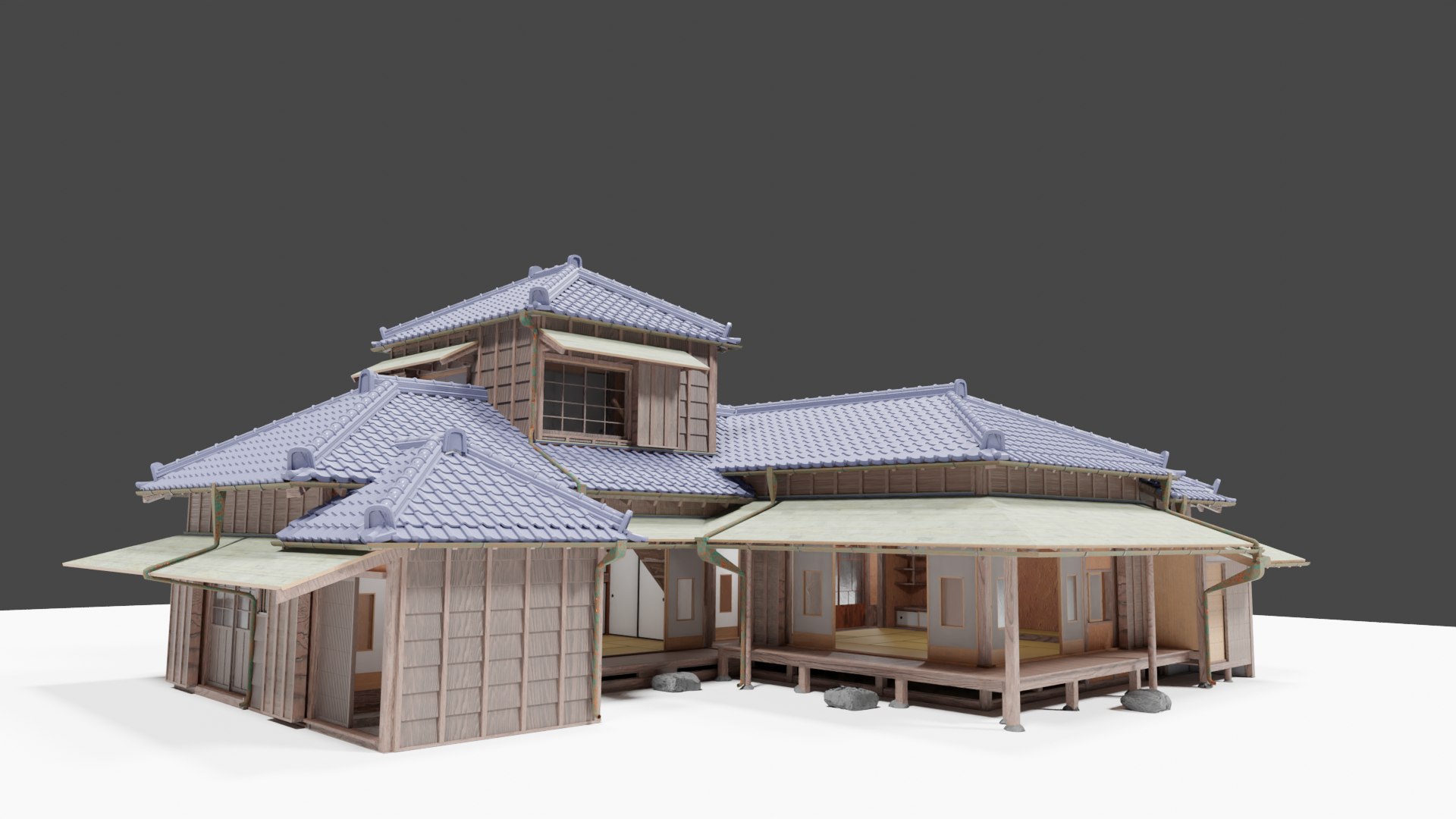 Kagyu-an Japanese Famous Writer Kouda Rohan House 3D Model - TurboSquid ...