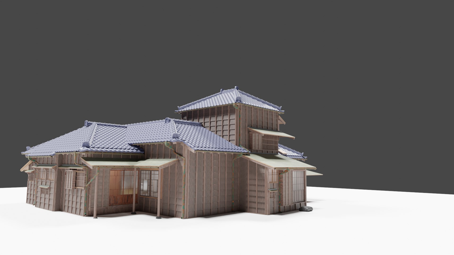 Kagyu-an Japanese Famous Writer Kouda Rohan House 3D Model - TurboSquid ...
