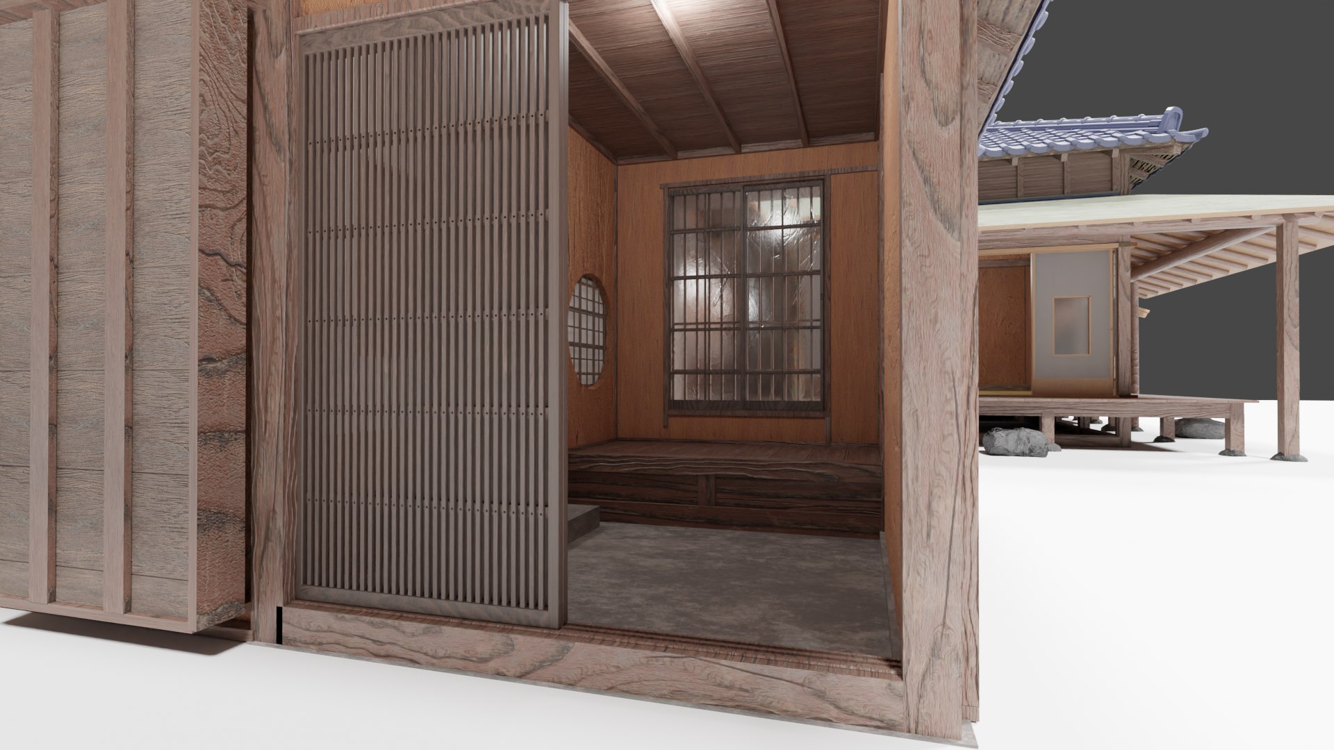 Kagyu-an Japanese Famous Writer Kouda Rohan House 3D Model - TurboSquid ...