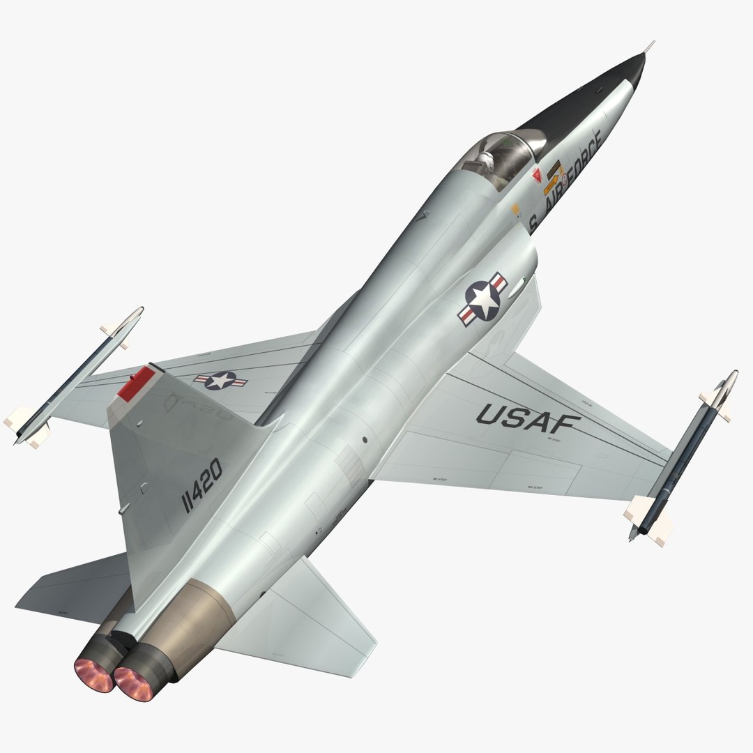 F5E Tiger II USAF model - TurboSquid 2080022