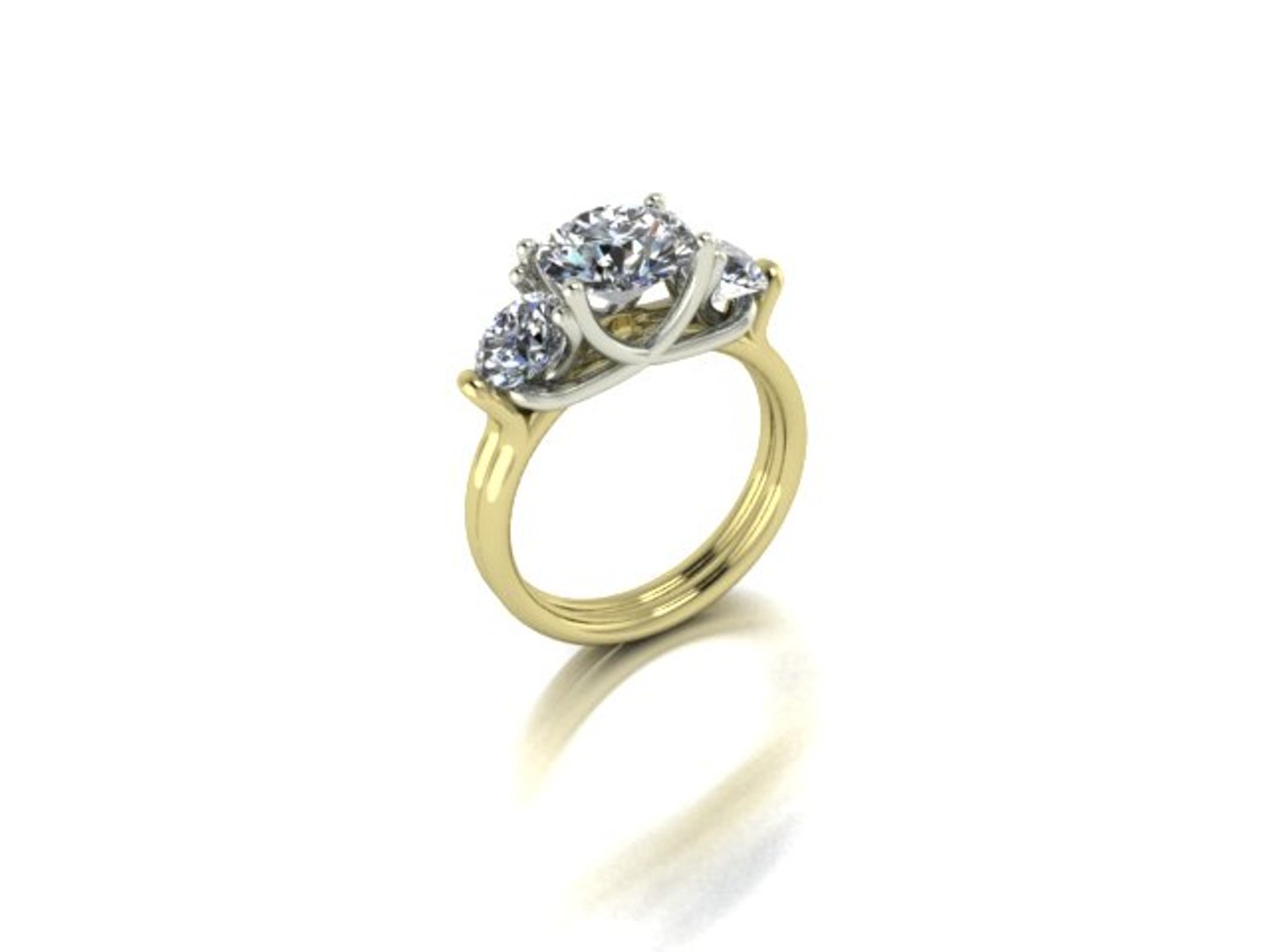 weding rings 3d model