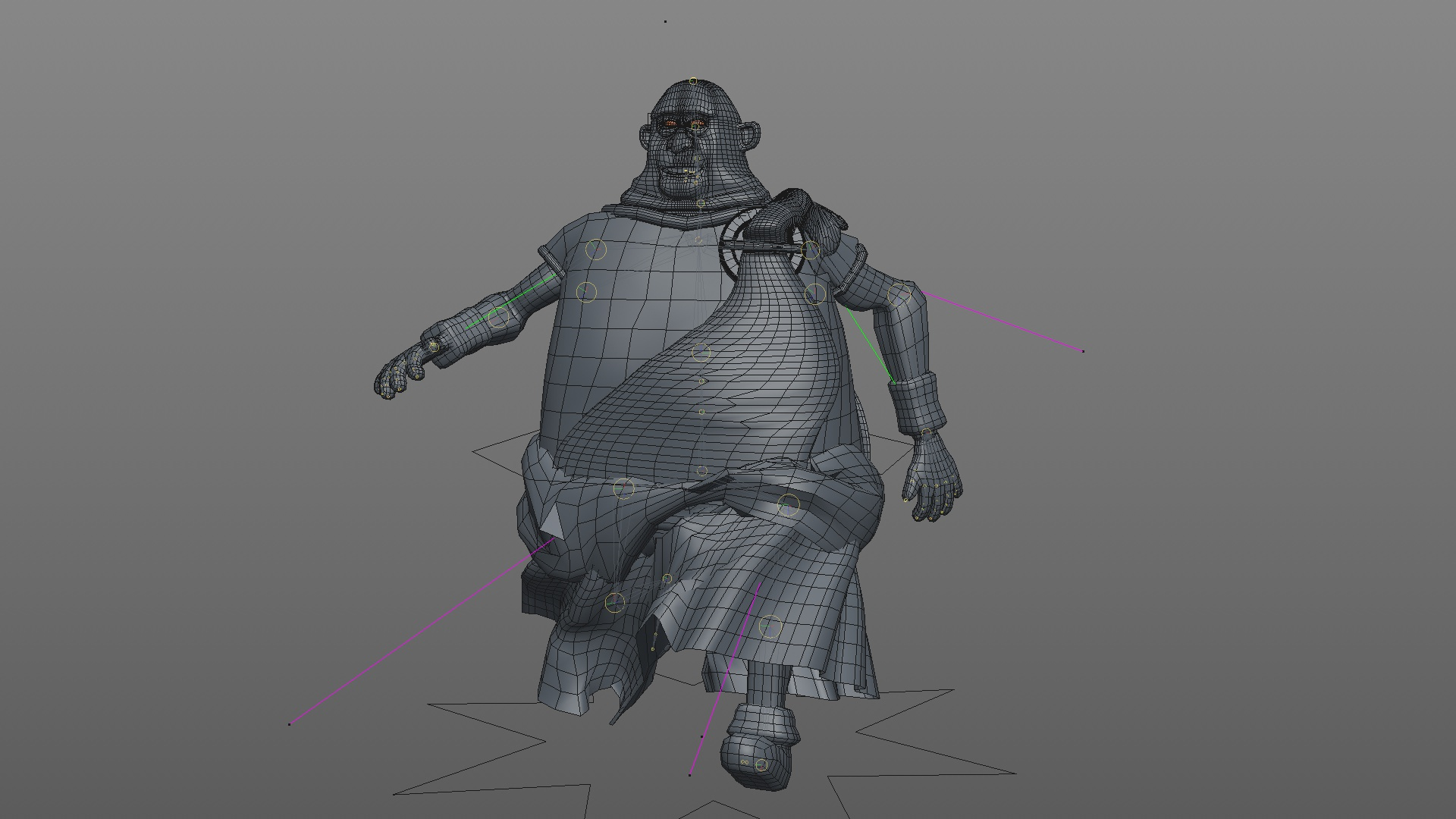 Rigged Cartoon Ghanaian King 3D Model - TurboSquid 1615349