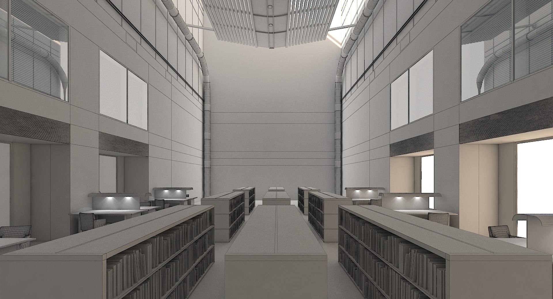 3D Realistic Library - TurboSquid 1244341