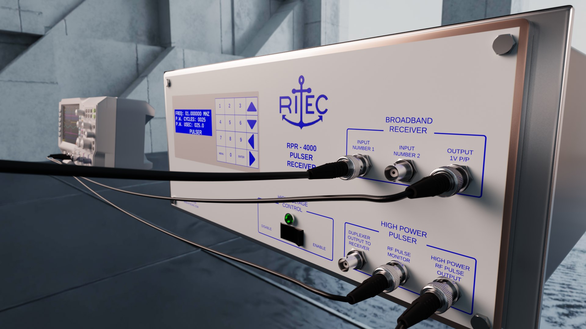 3D RITEC RPR-4000 High-Power Pulser And Receiver - TurboSquid 1727581