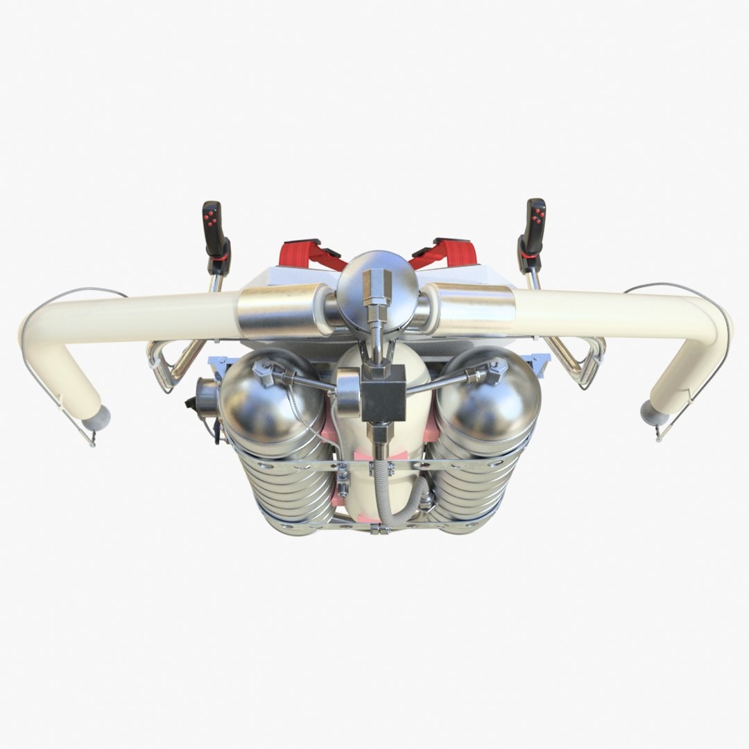 Jetpack Jet Pack 01 3d Model