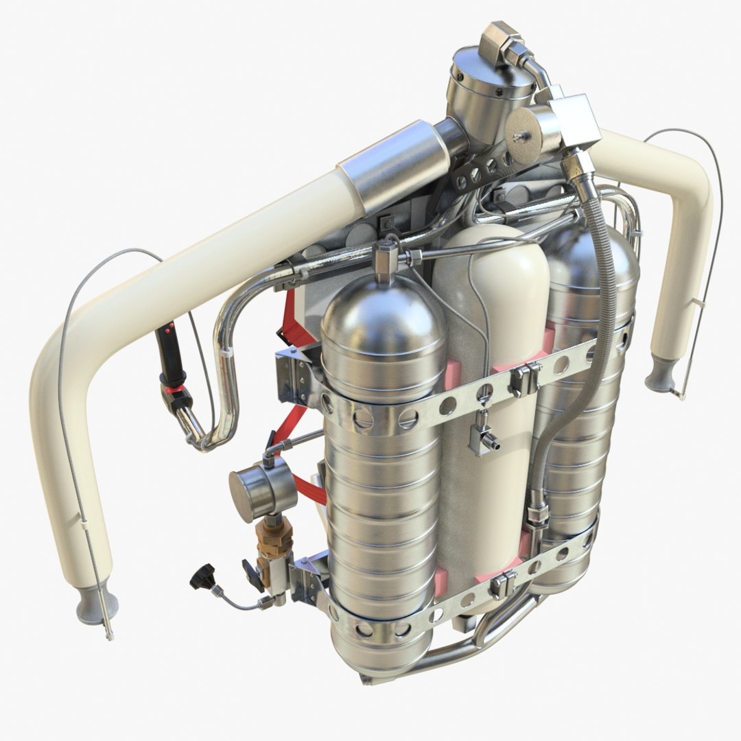 Jetpack Jet Pack 01 3d Model
