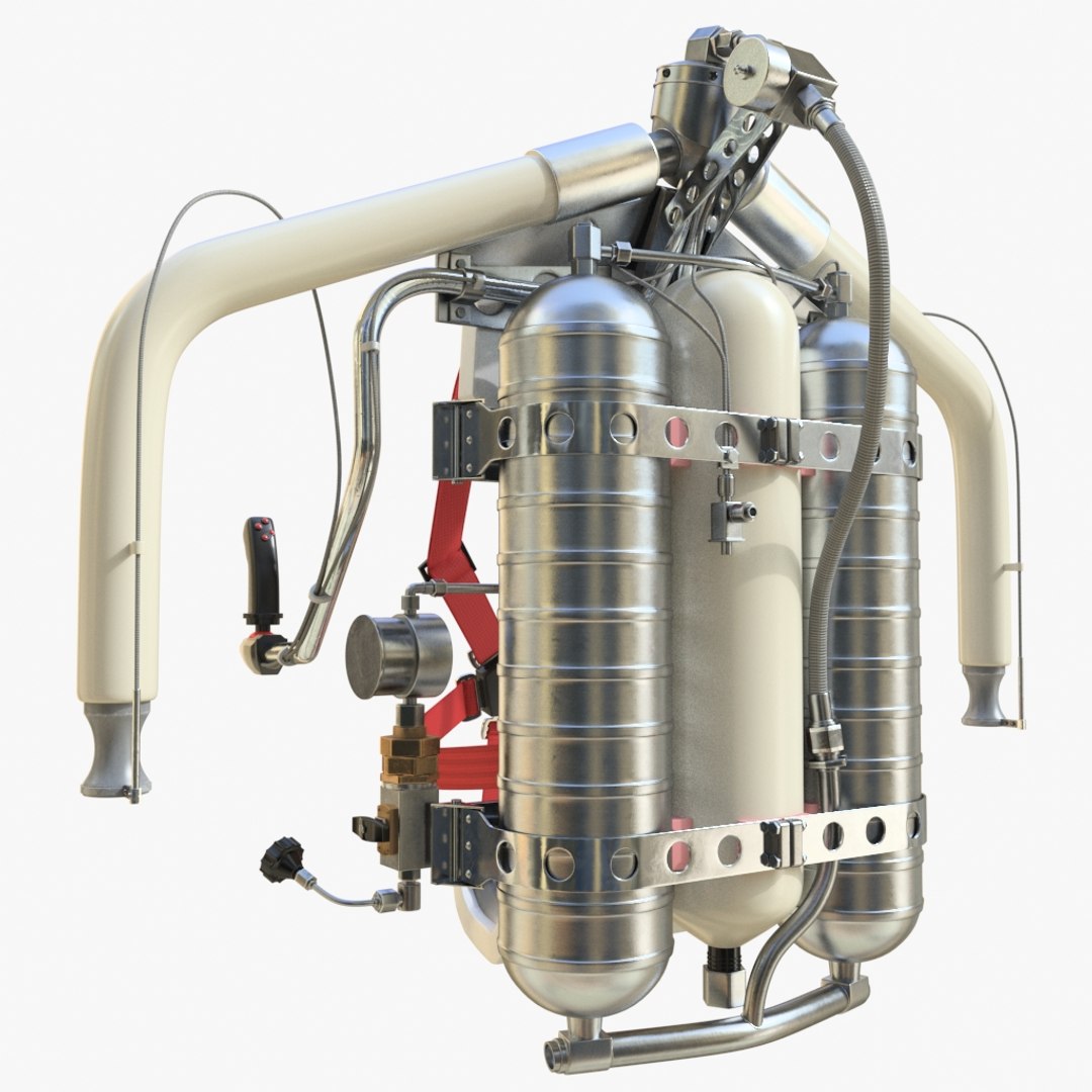 Jetpack Jet Pack 01 3d Model