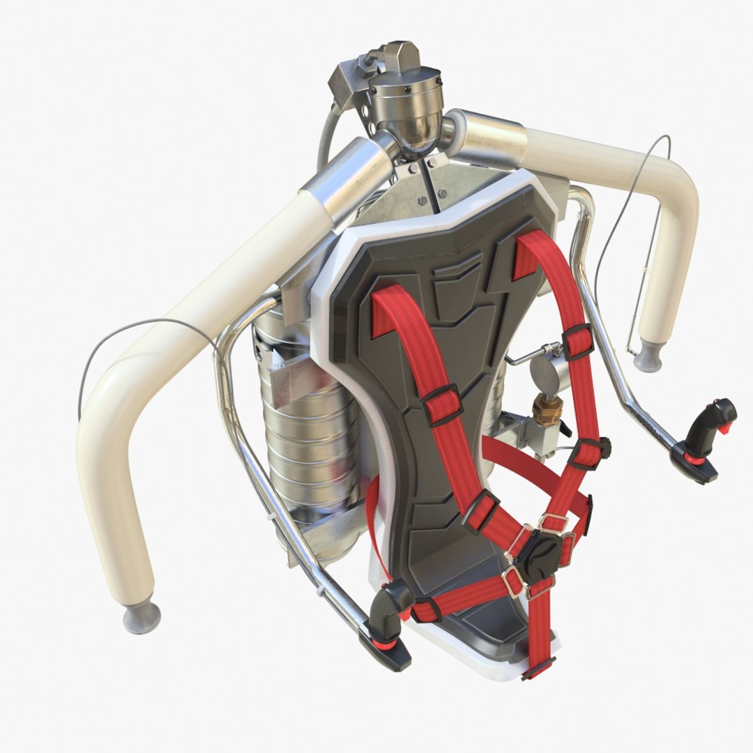 Jetpack Jet Pack 01 3d Model