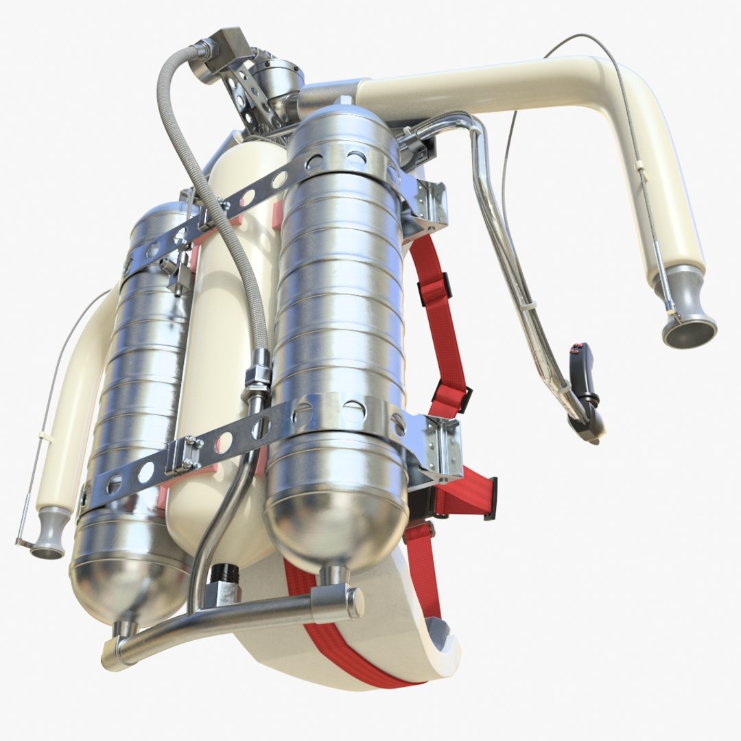 Jetpack Jet Pack 01 3d Model