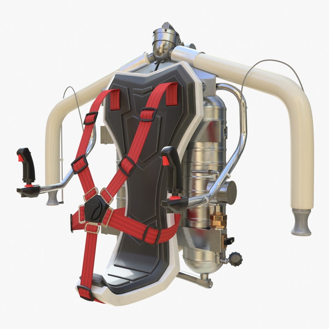 Jetpack Jet Pack 01 3d Model
