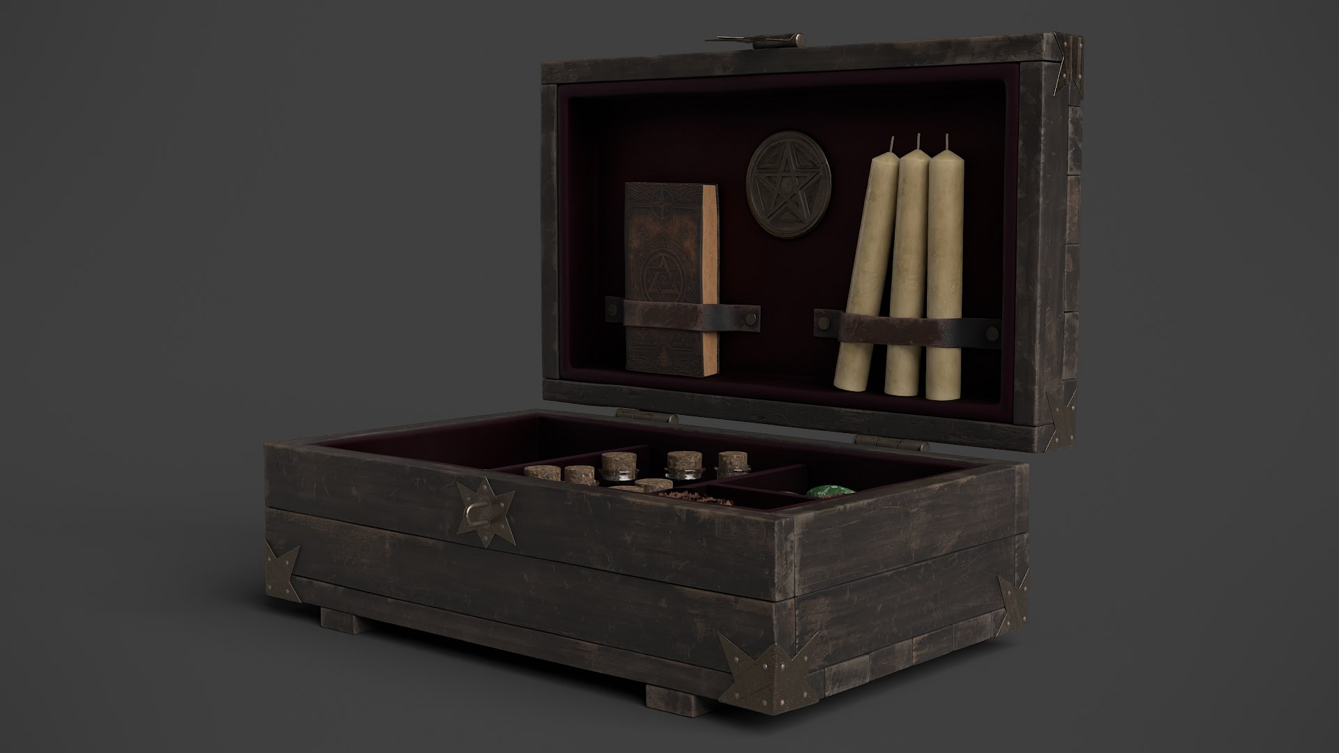 Witchs Box 3D Model - TurboSquid 1801165