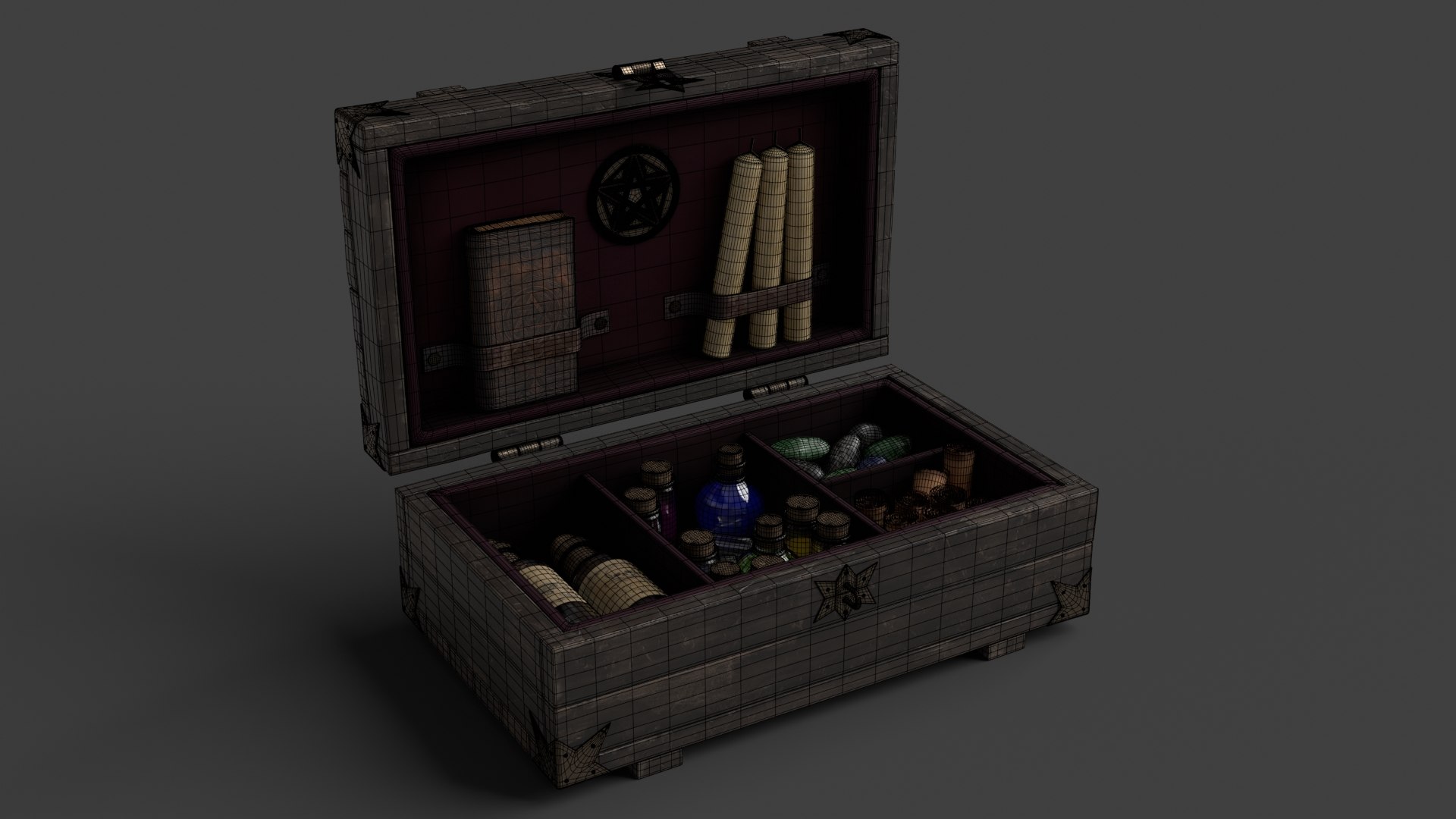 Witchs Box 3D Model - TurboSquid 1801165