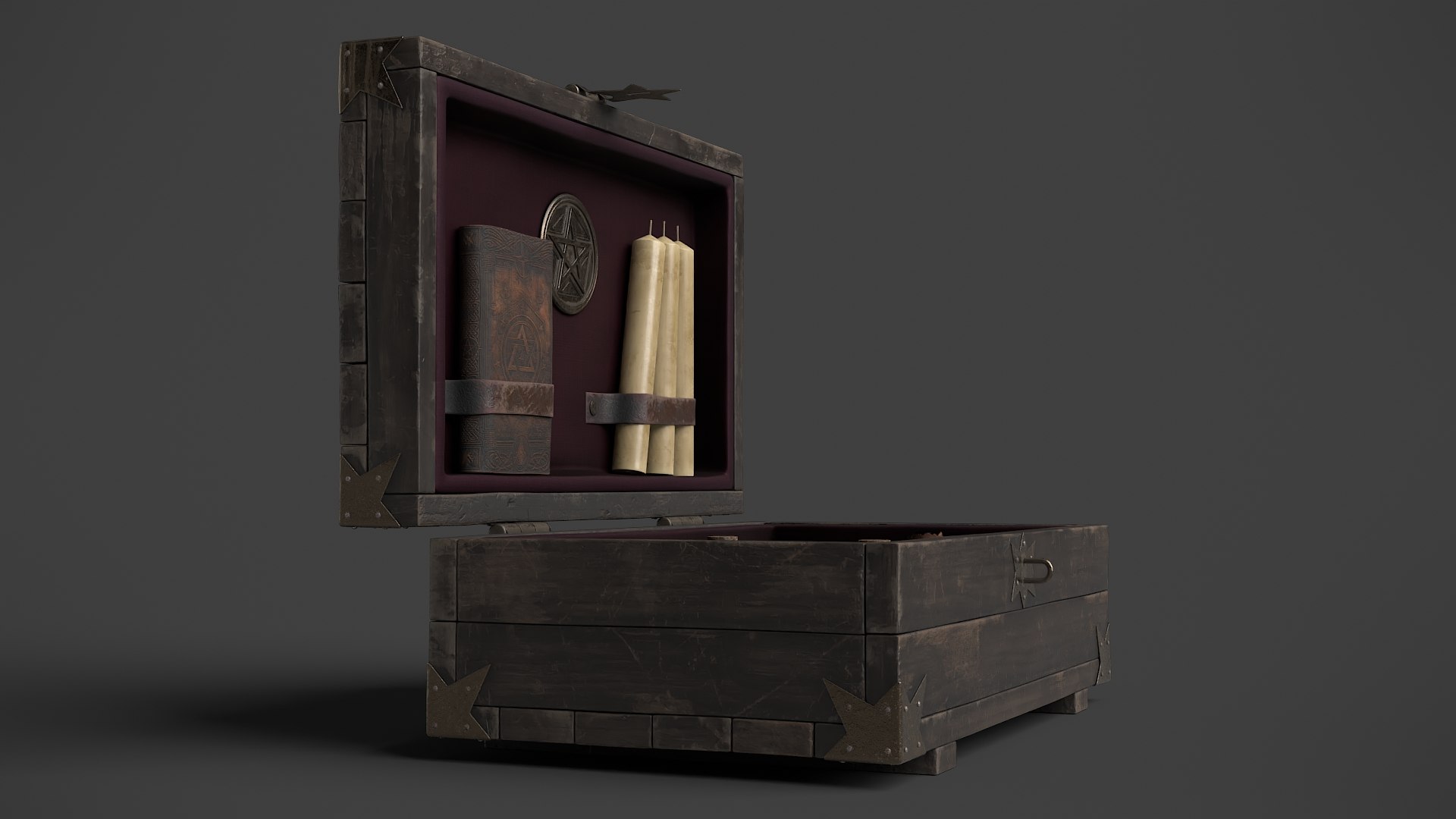 Witchs Box 3D Model - TurboSquid 1801165