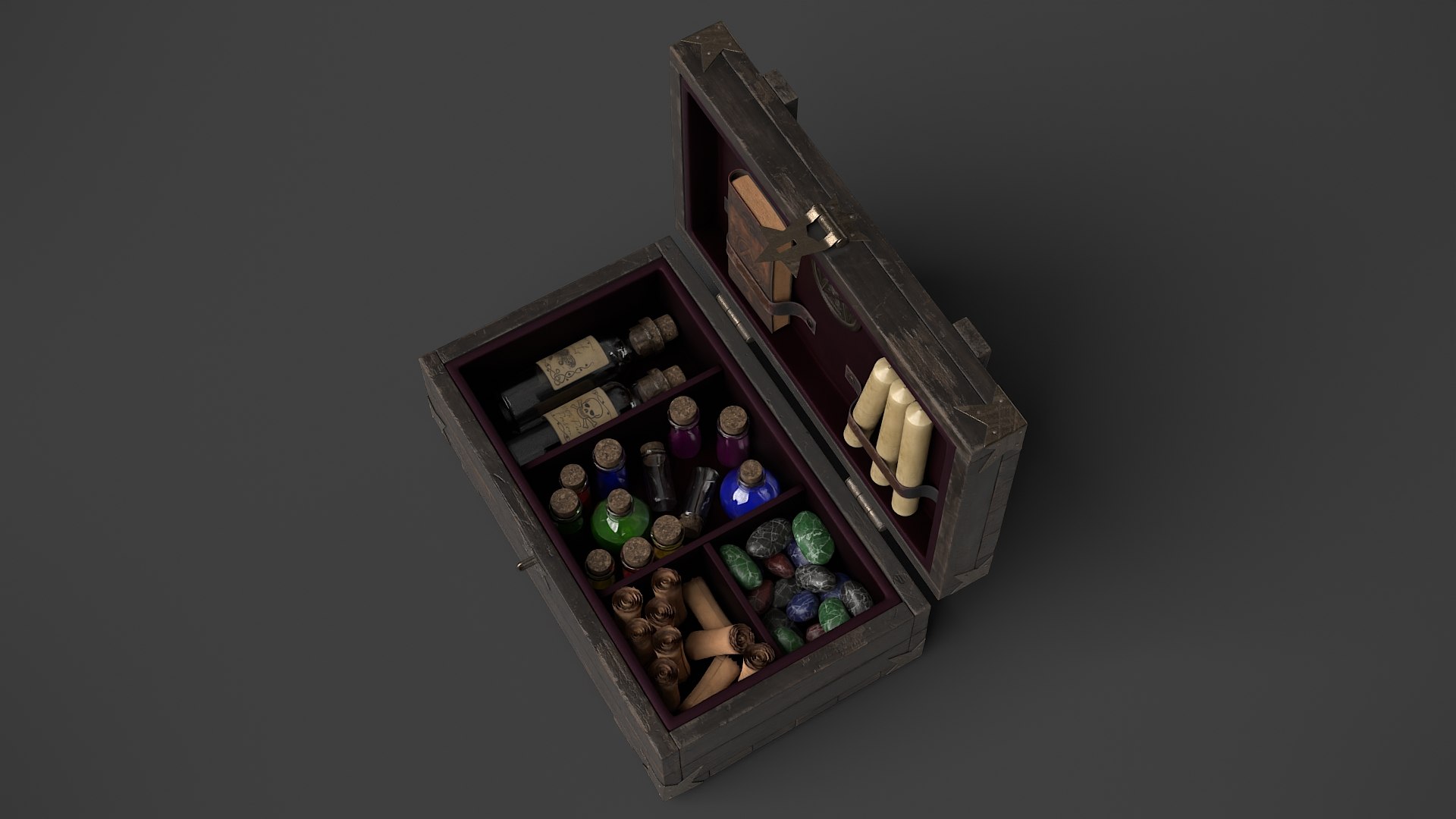 Witchs Box 3D Model - TurboSquid 1801165