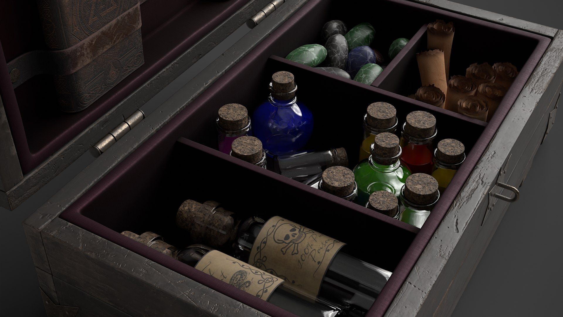 Witchs Box 3D Model - TurboSquid 1801165