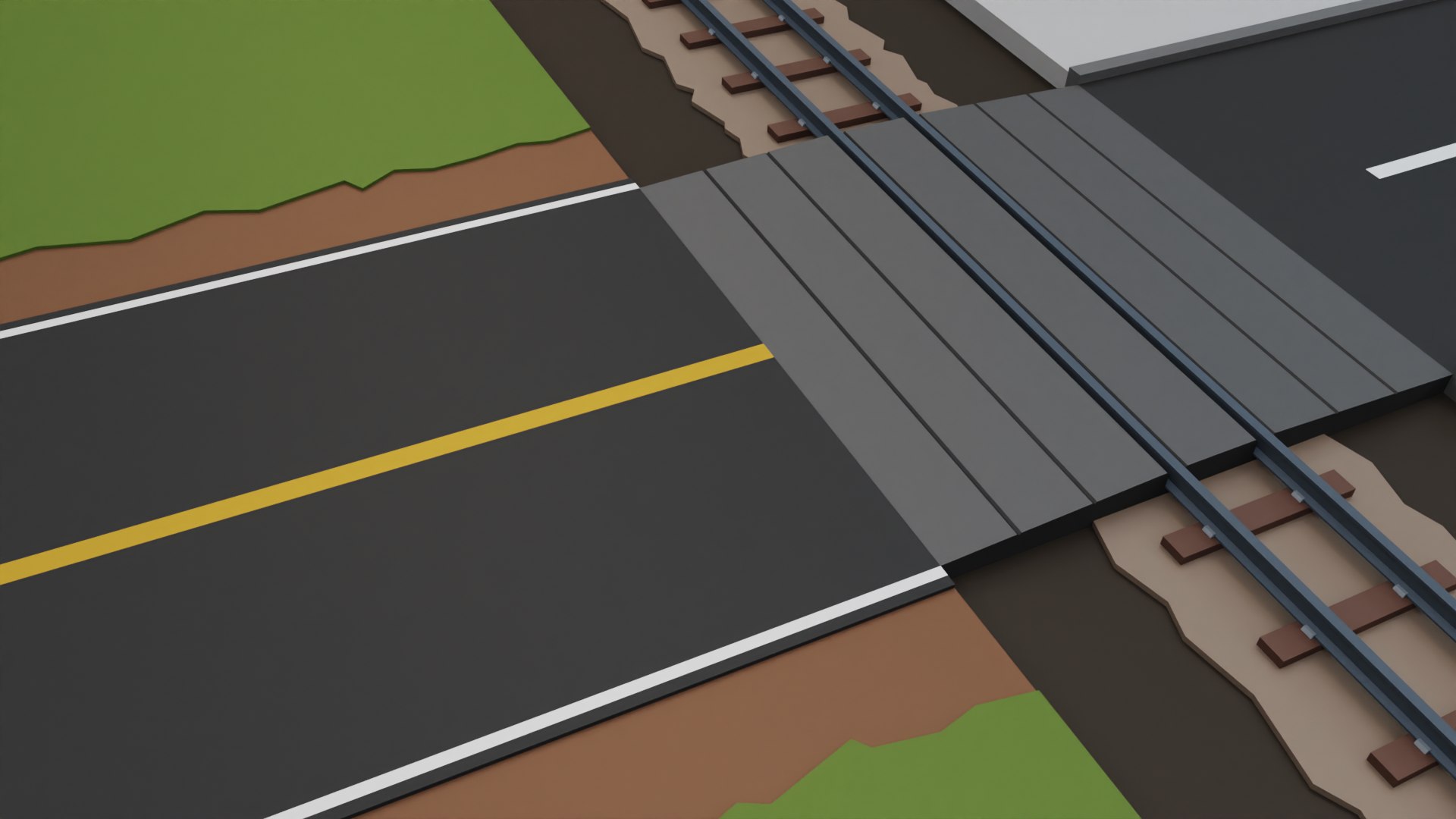 City road Asset Pack Low poly 3D model - TurboSquid 1900496