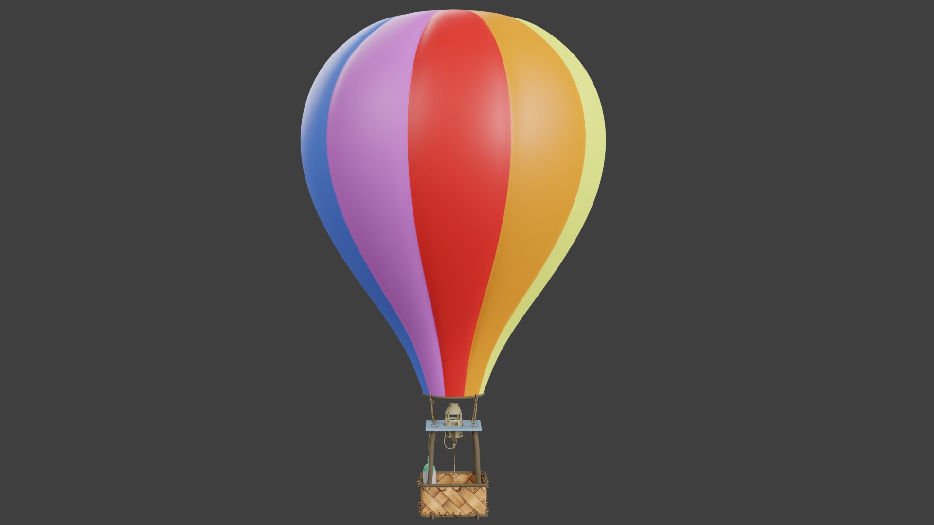 3D Hot Air Balloon - TurboSquid 2228490
