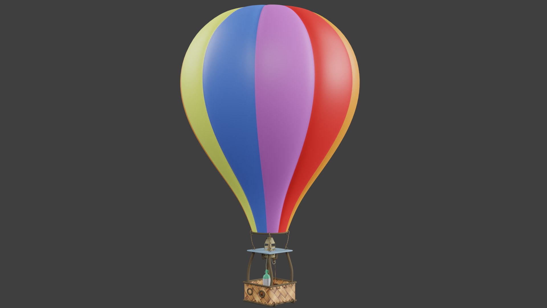 3D Hot Air Balloon - TurboSquid 2228490
