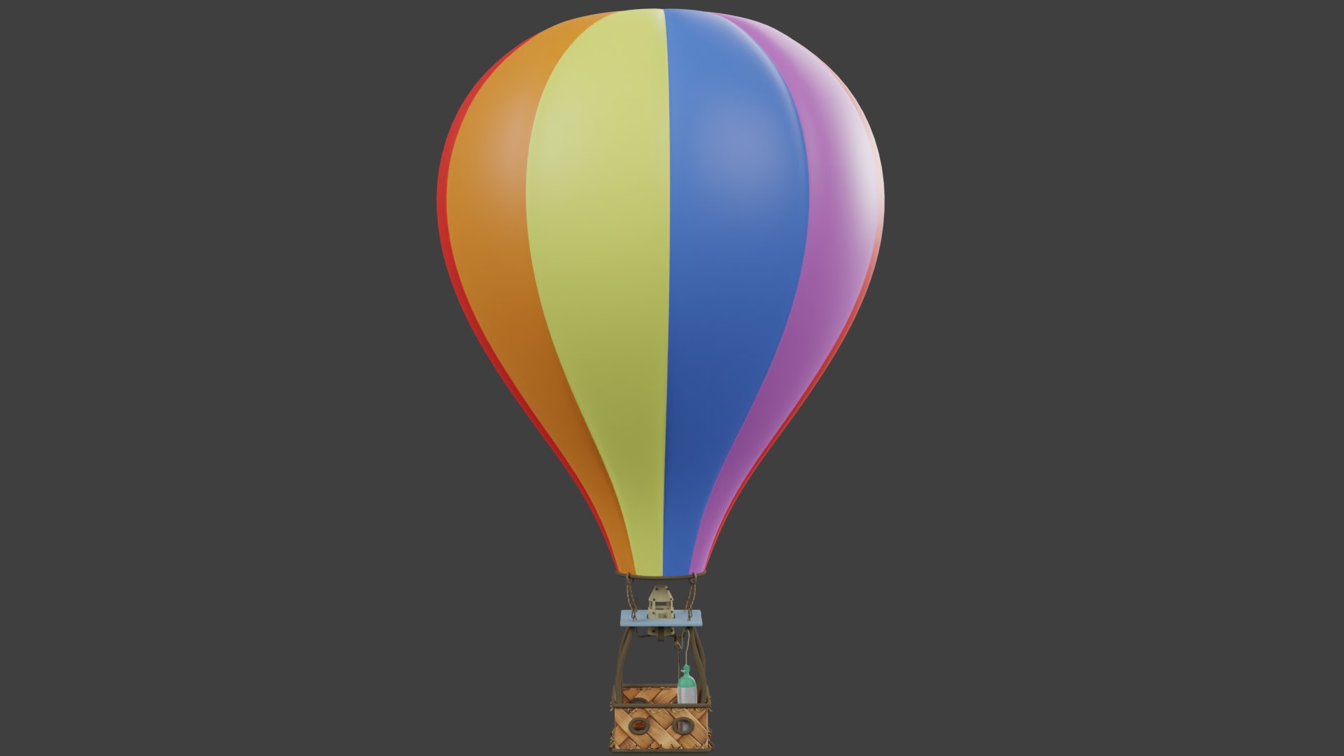 3D Hot Air Balloon - TurboSquid 2228490