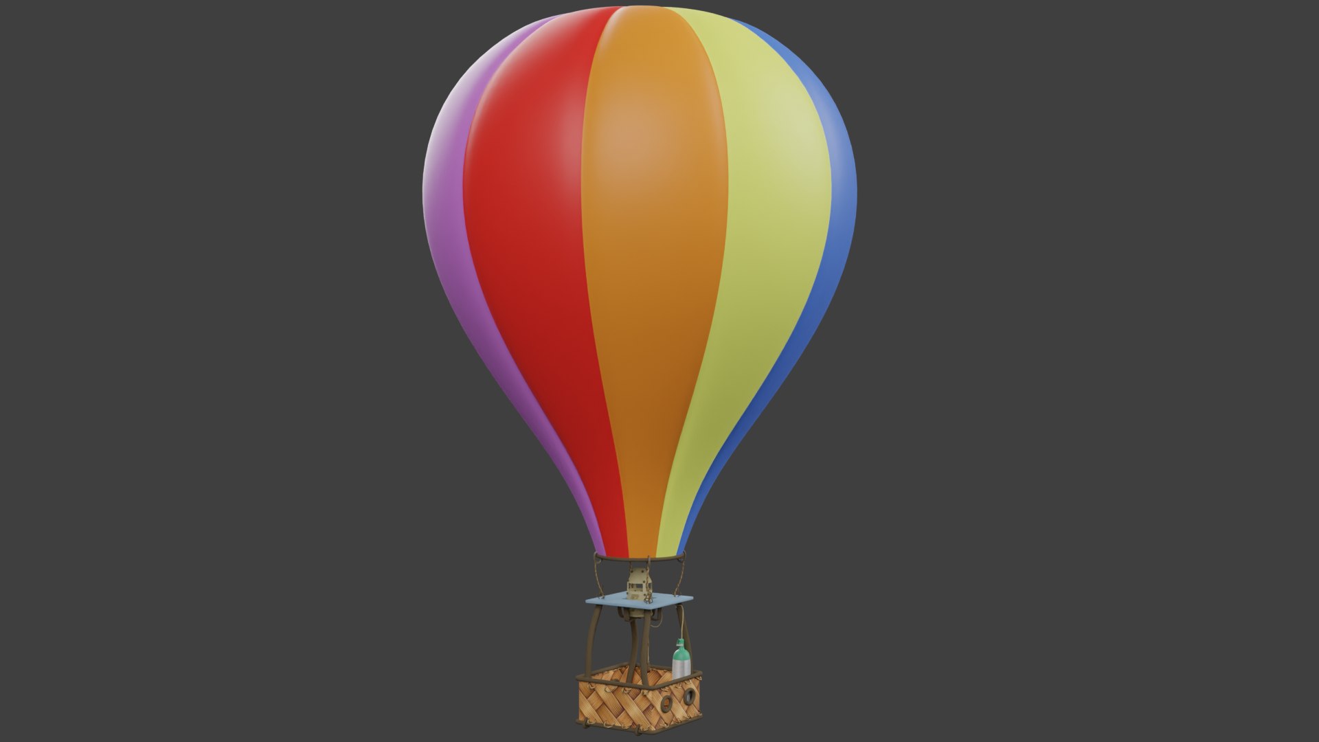 3D Hot Air Balloon - TurboSquid 2228490