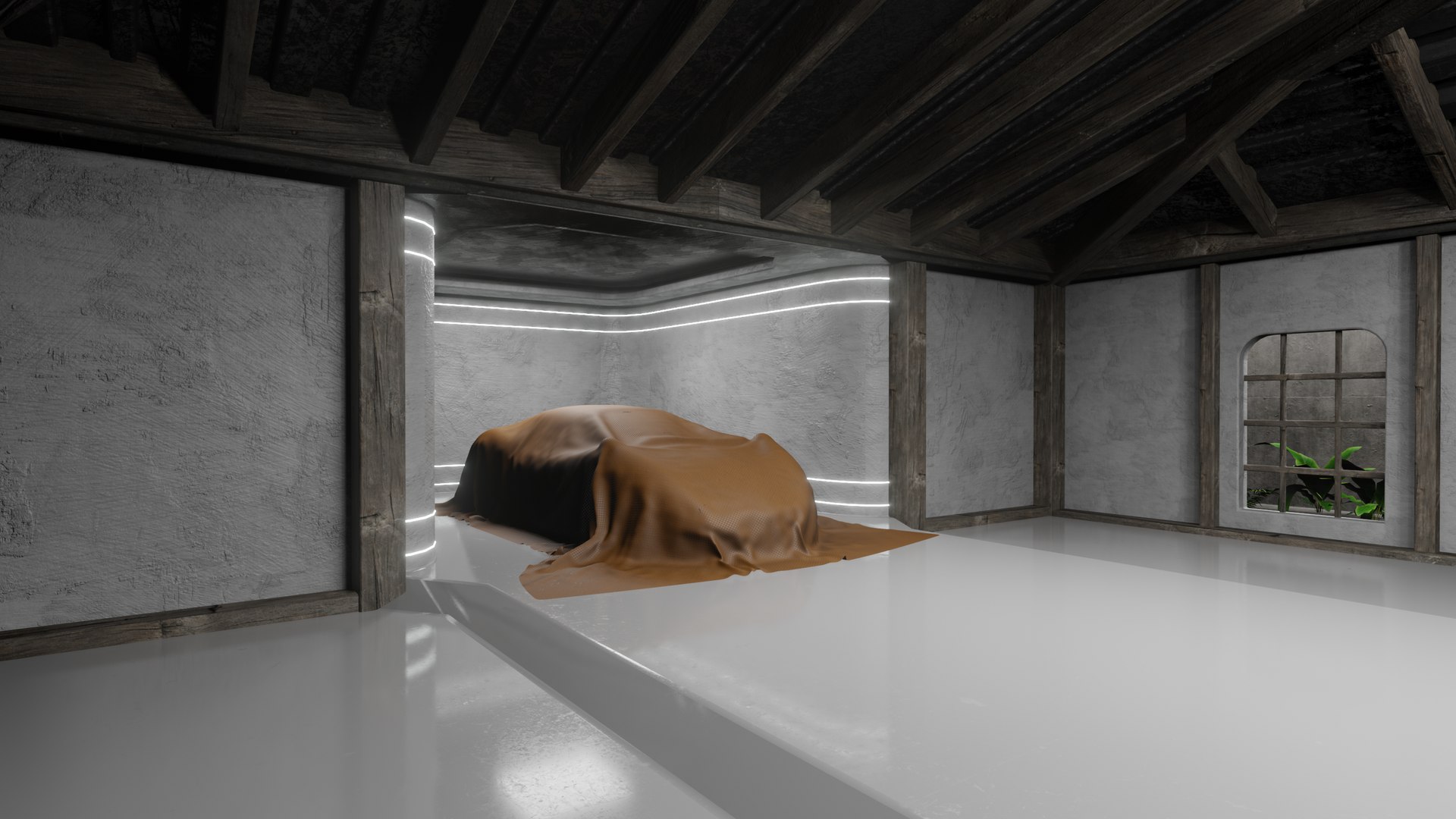 Car Studio Interior 3D Model - TurboSquid 1906826