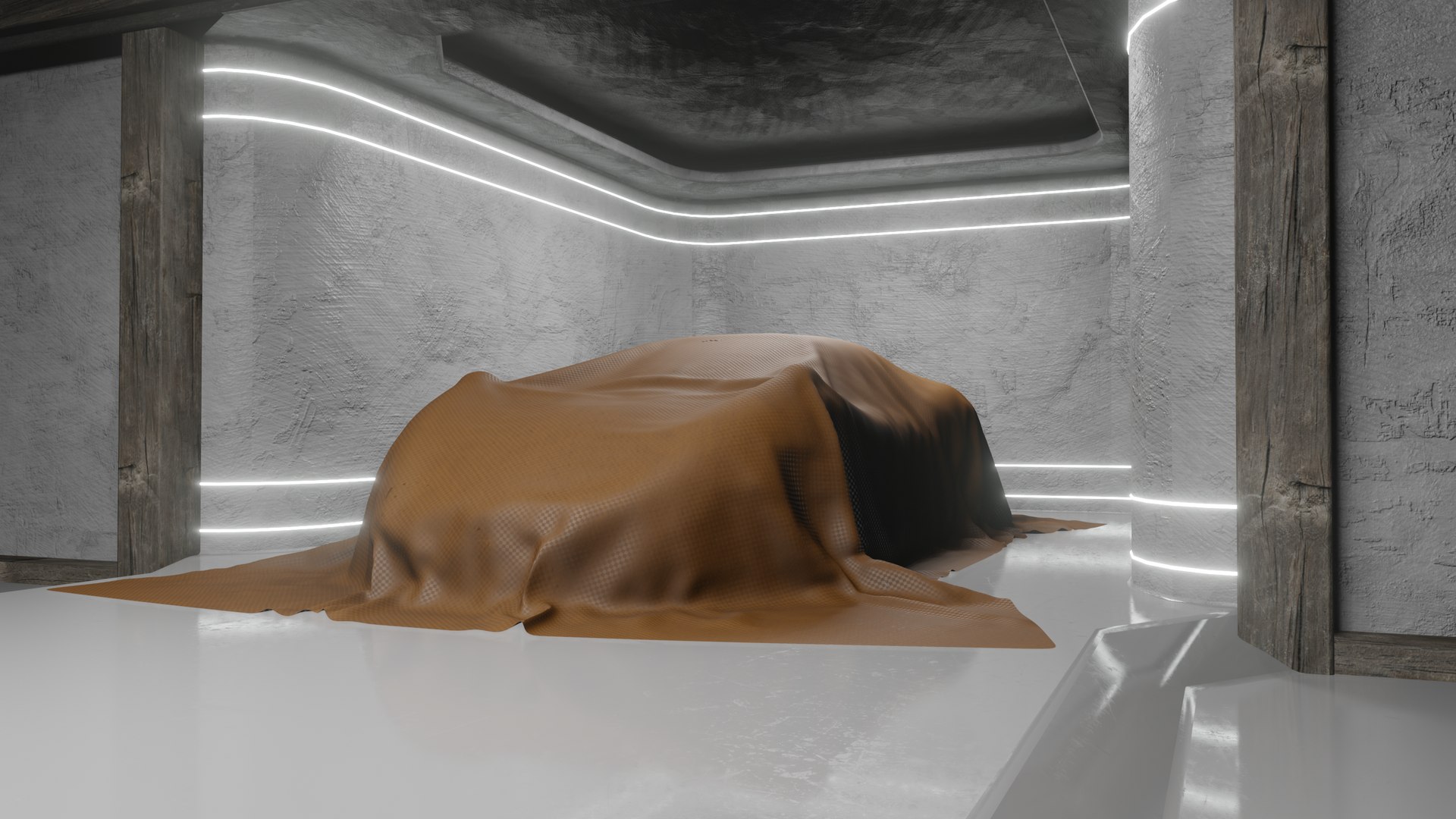 Car Studio Interior 3D Model - TurboSquid 1906826