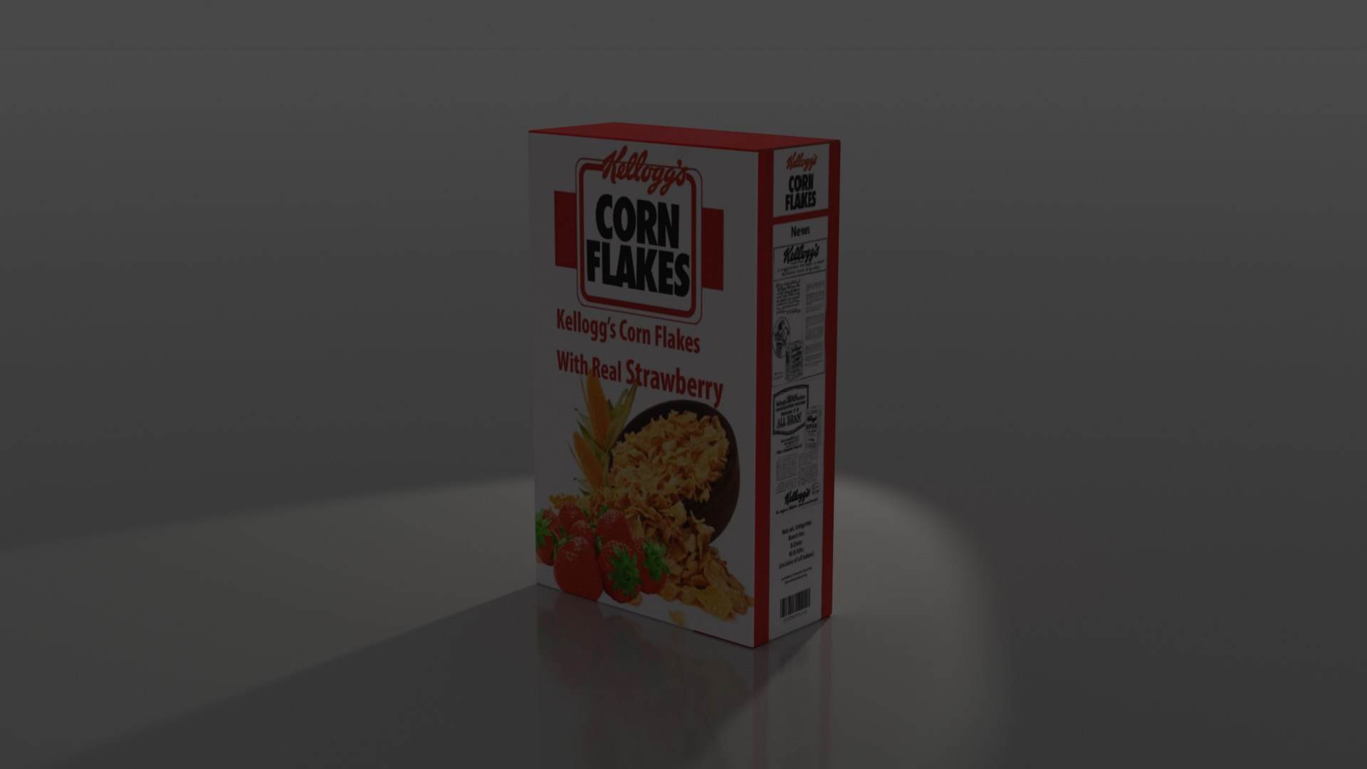 3D Box Cornflakes - TurboSquid 1671004