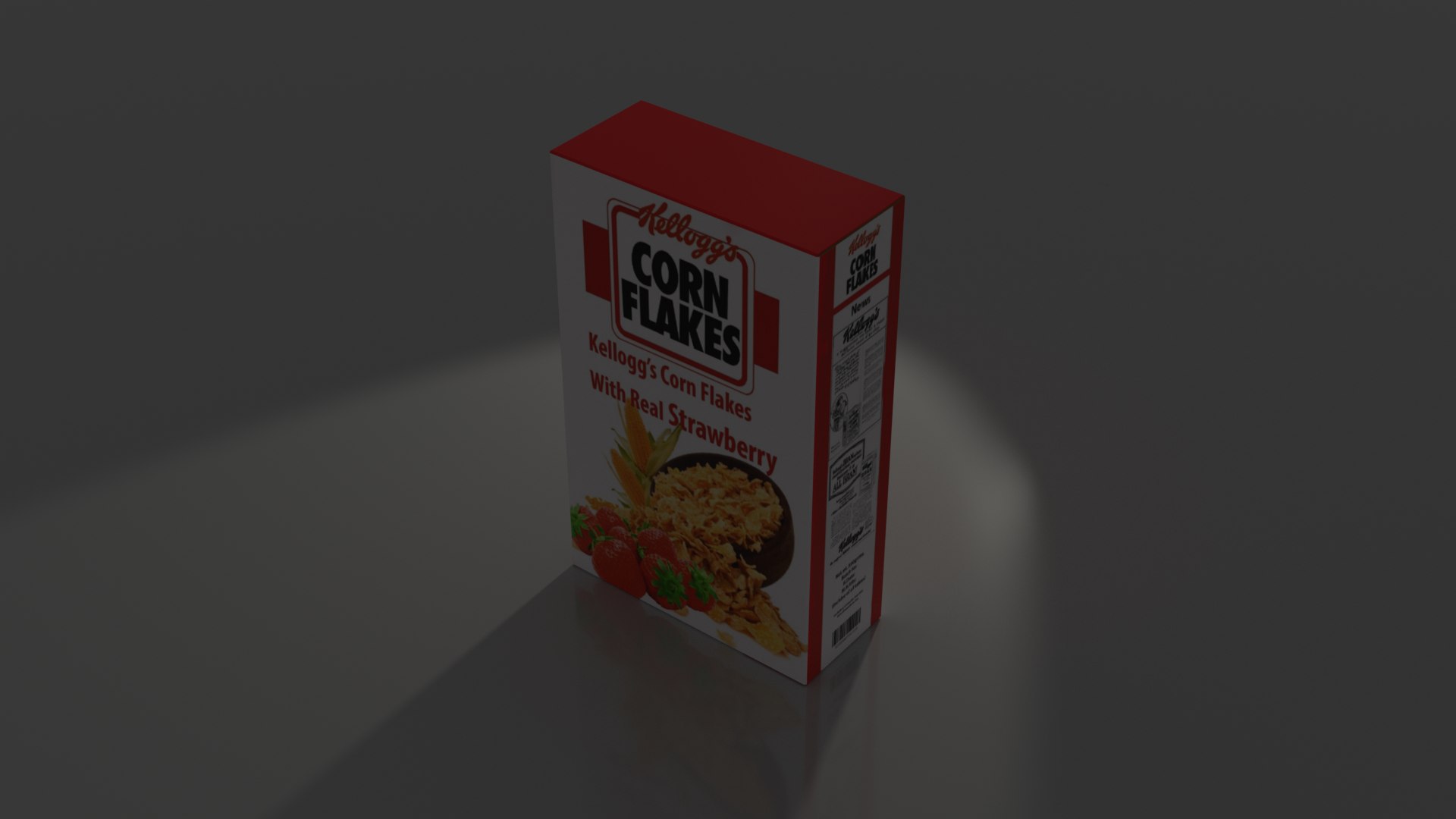 3D Box Cornflakes - TurboSquid 1671004
