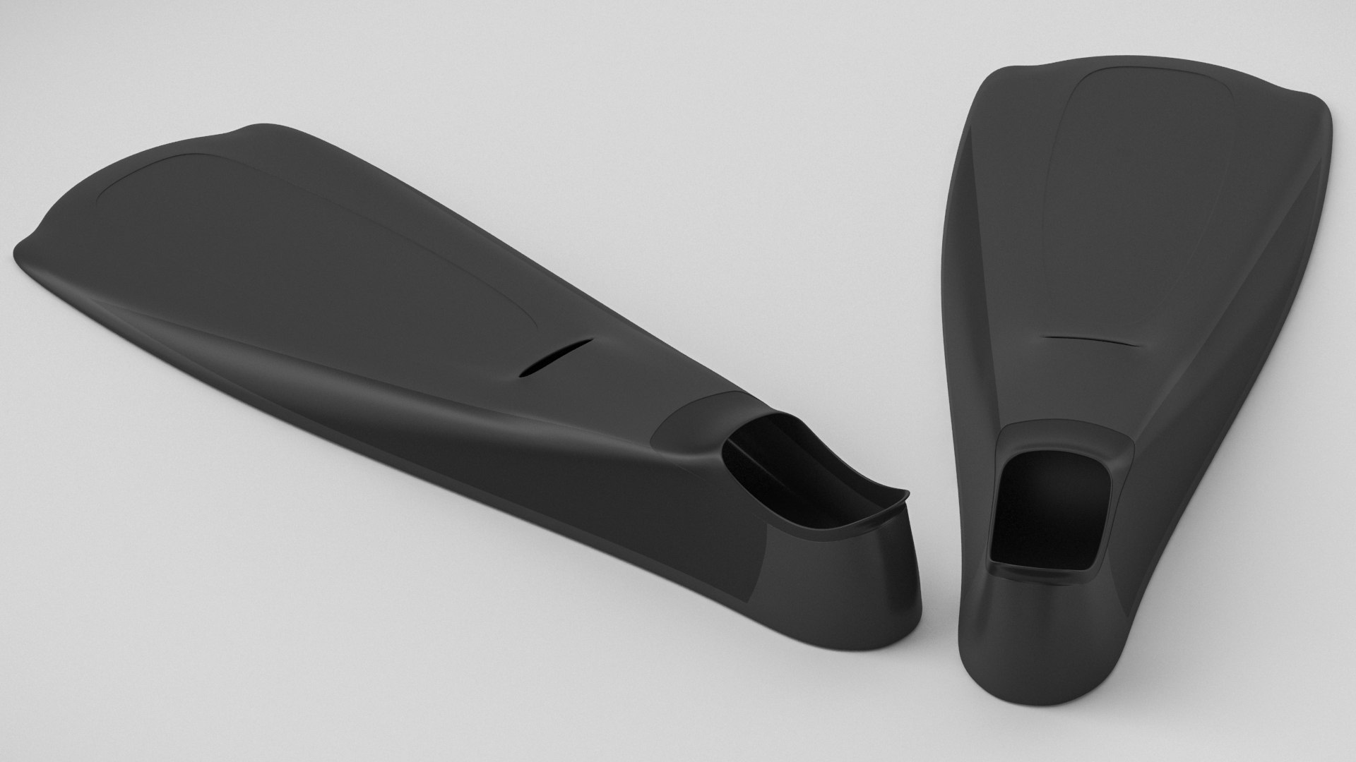 3D Dive Flippers 03 - TurboSquid 1917900