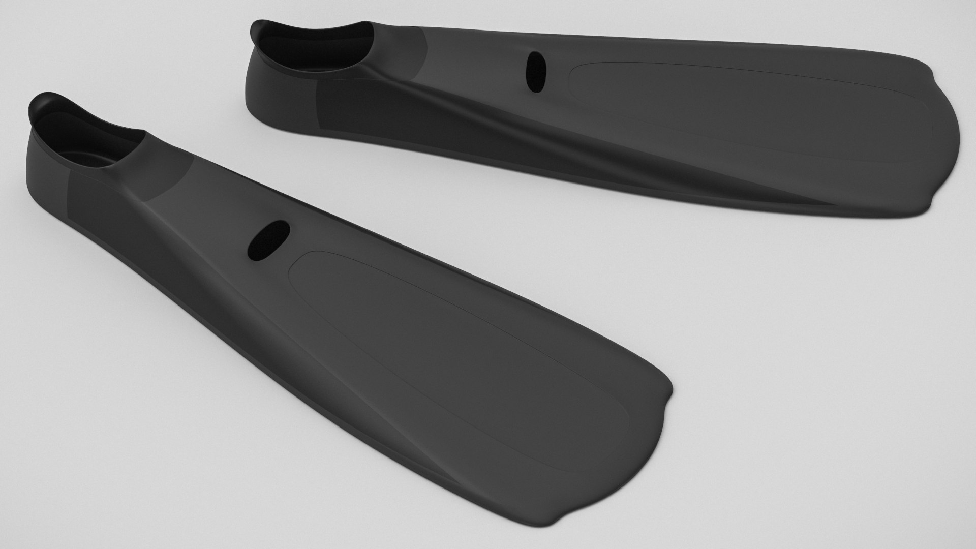 3D Dive Flippers 03 - TurboSquid 1917900