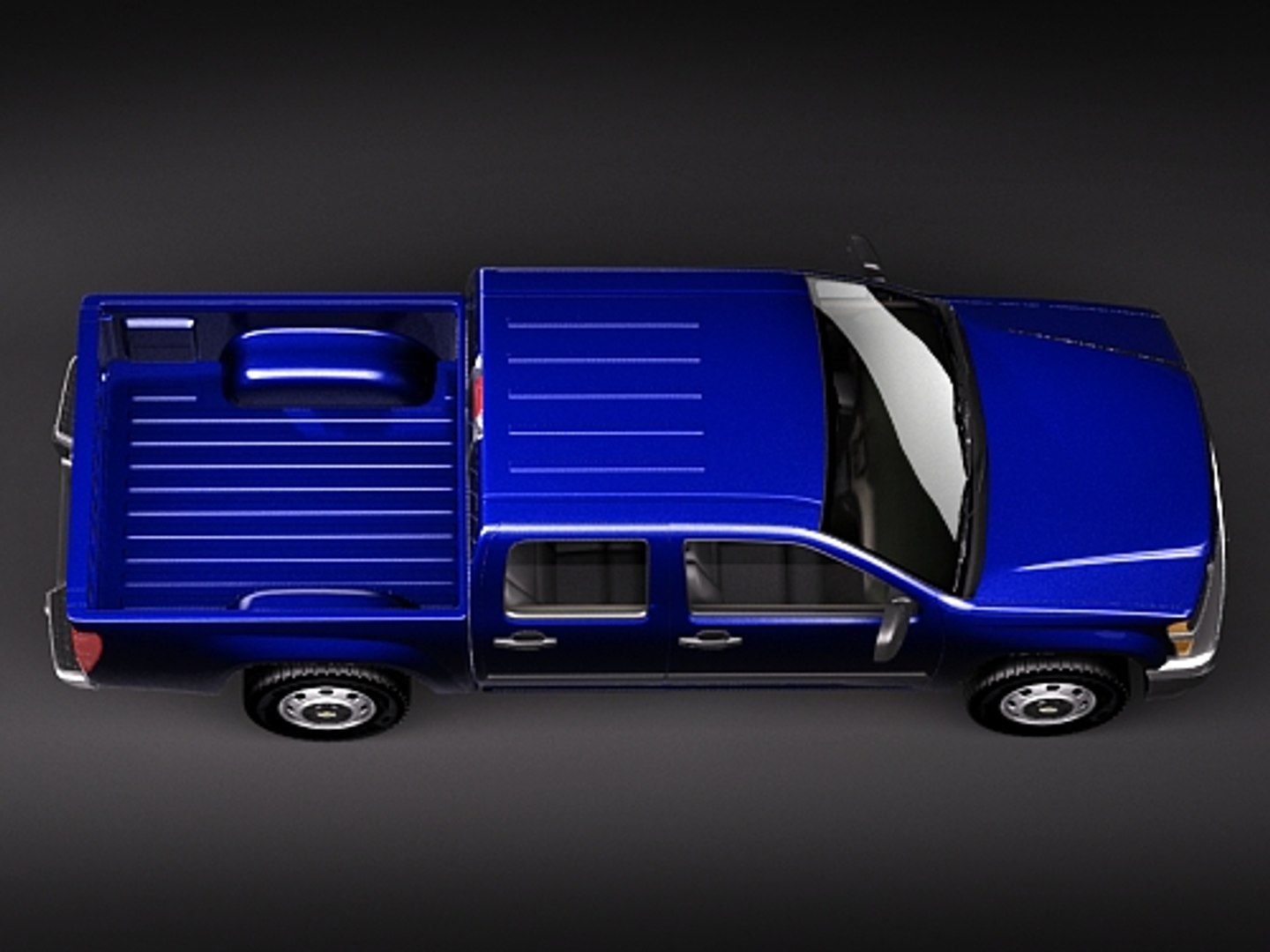 Chevrolet Colorado 2004 2010 3d Model