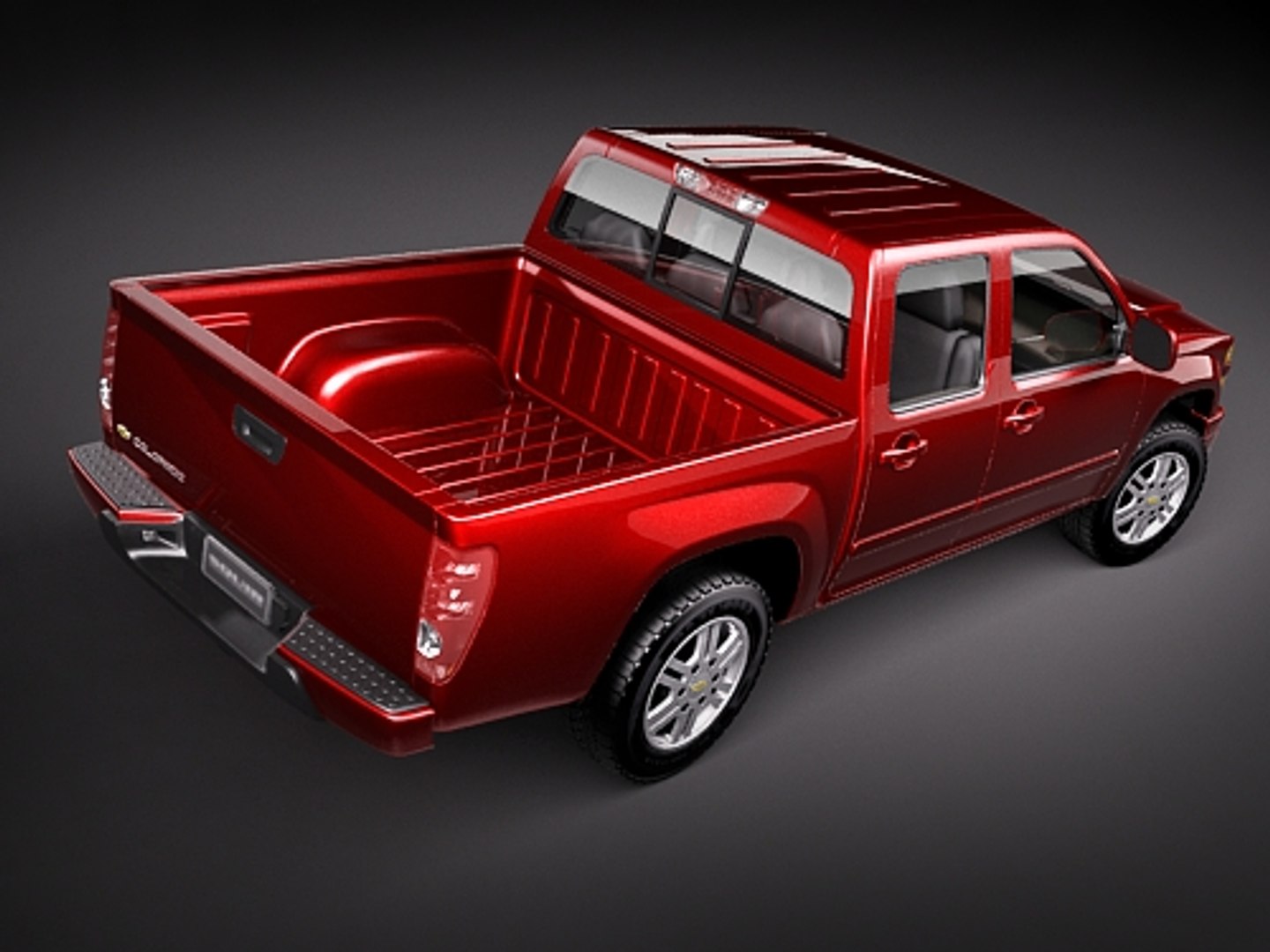 Chevrolet Colorado 2004 2010 3d Model