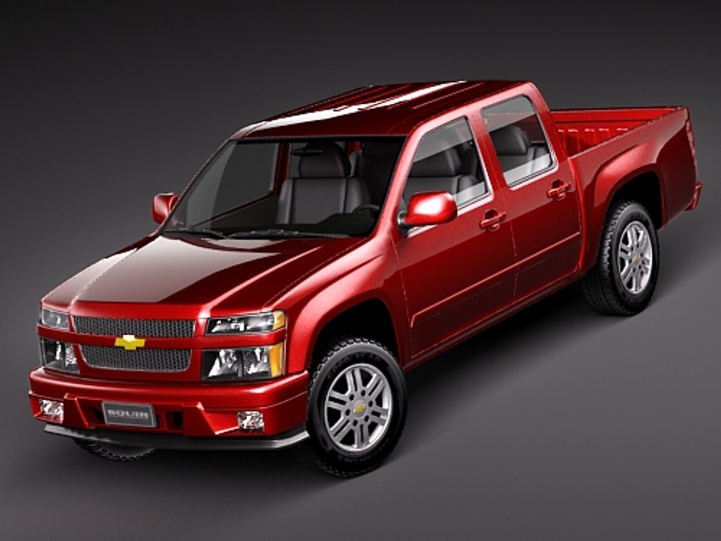 Chevrolet Colorado 2004 2010 3d Model
