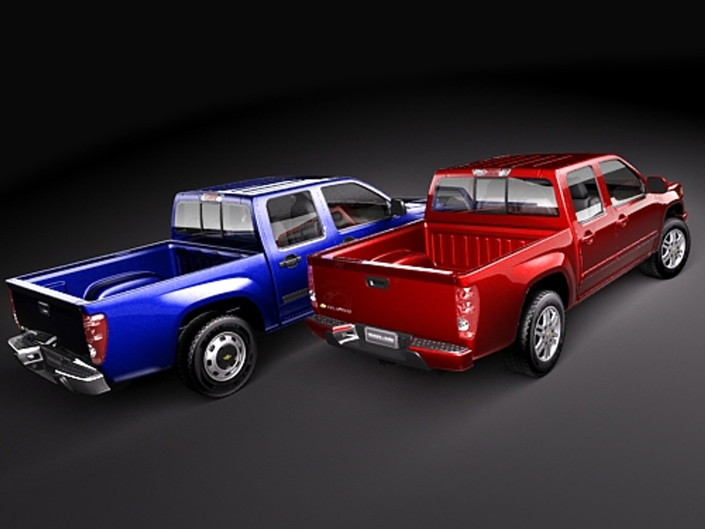 Chevrolet Colorado 2004 2010 3d Model