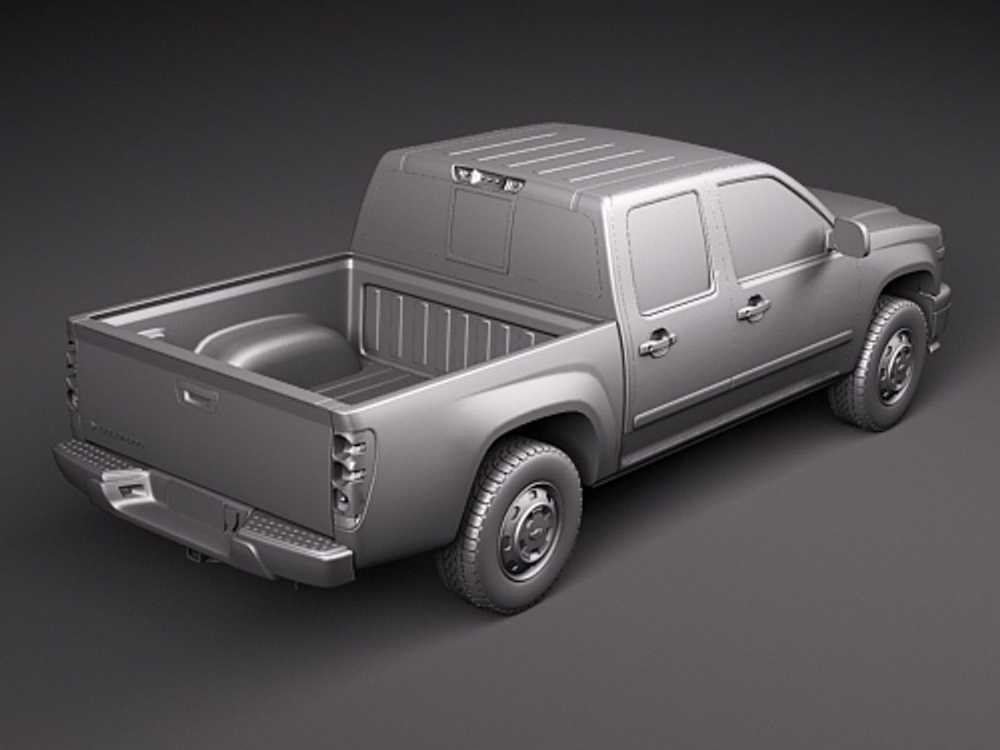 Chevrolet Colorado 2004 2010 3d Model