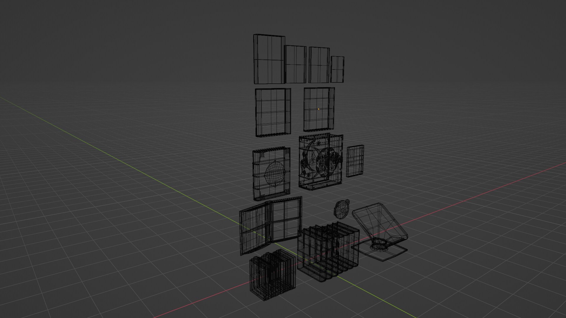 3D Books Set 02 Model - TurboSquid 2050411