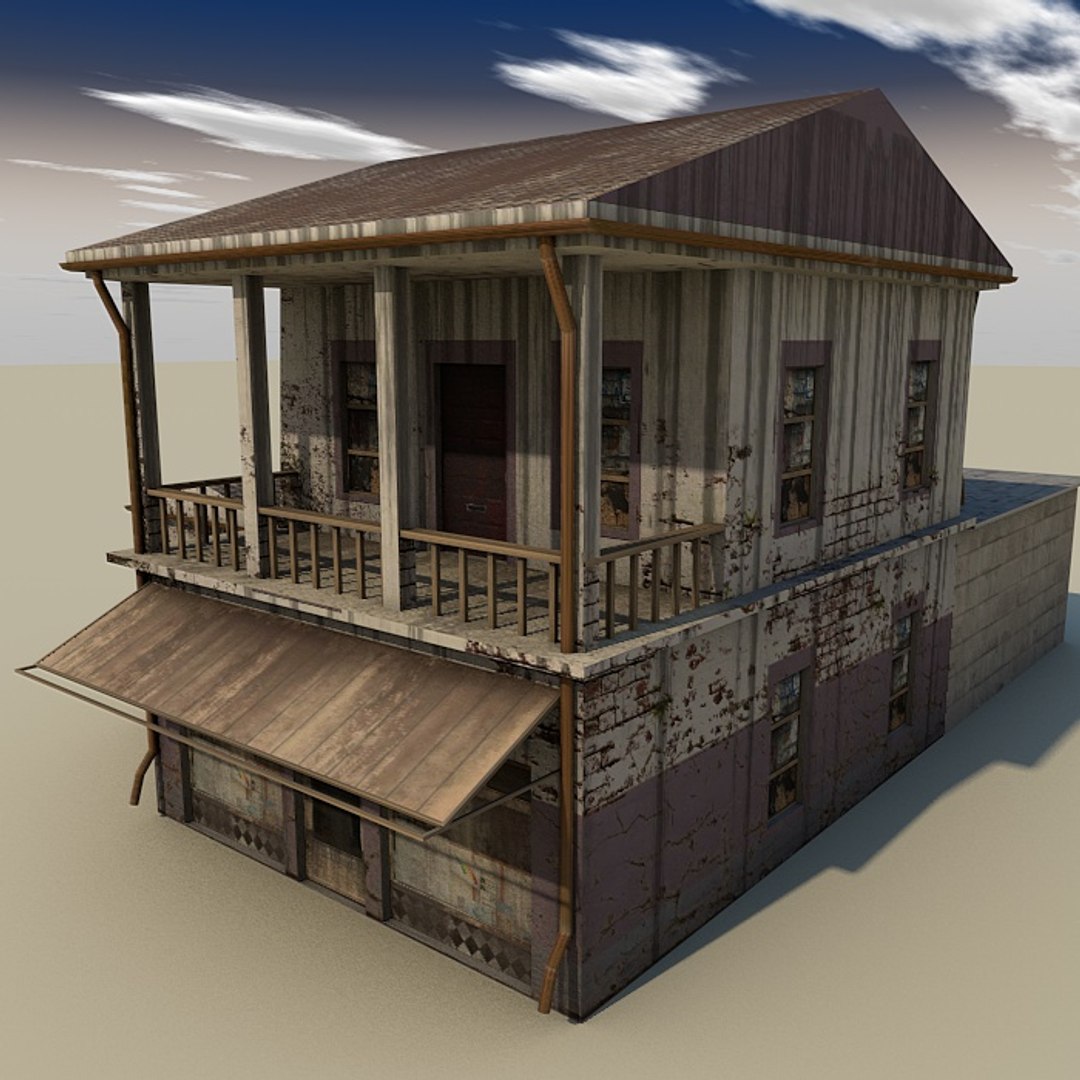 Weathered House S Buildings Max Free